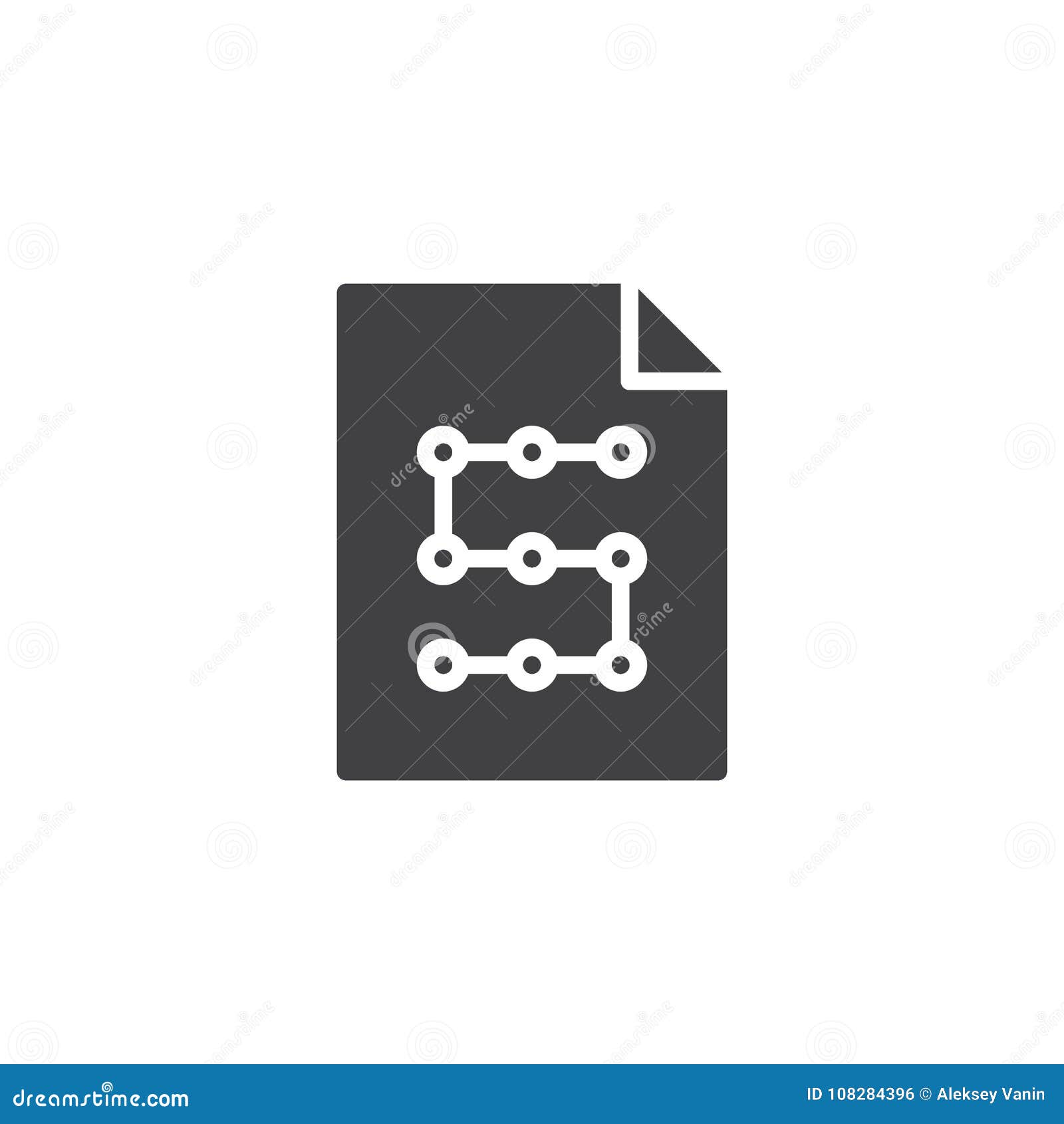 File Format Document Icon Vector Stock Vector - Illustration of sign ...