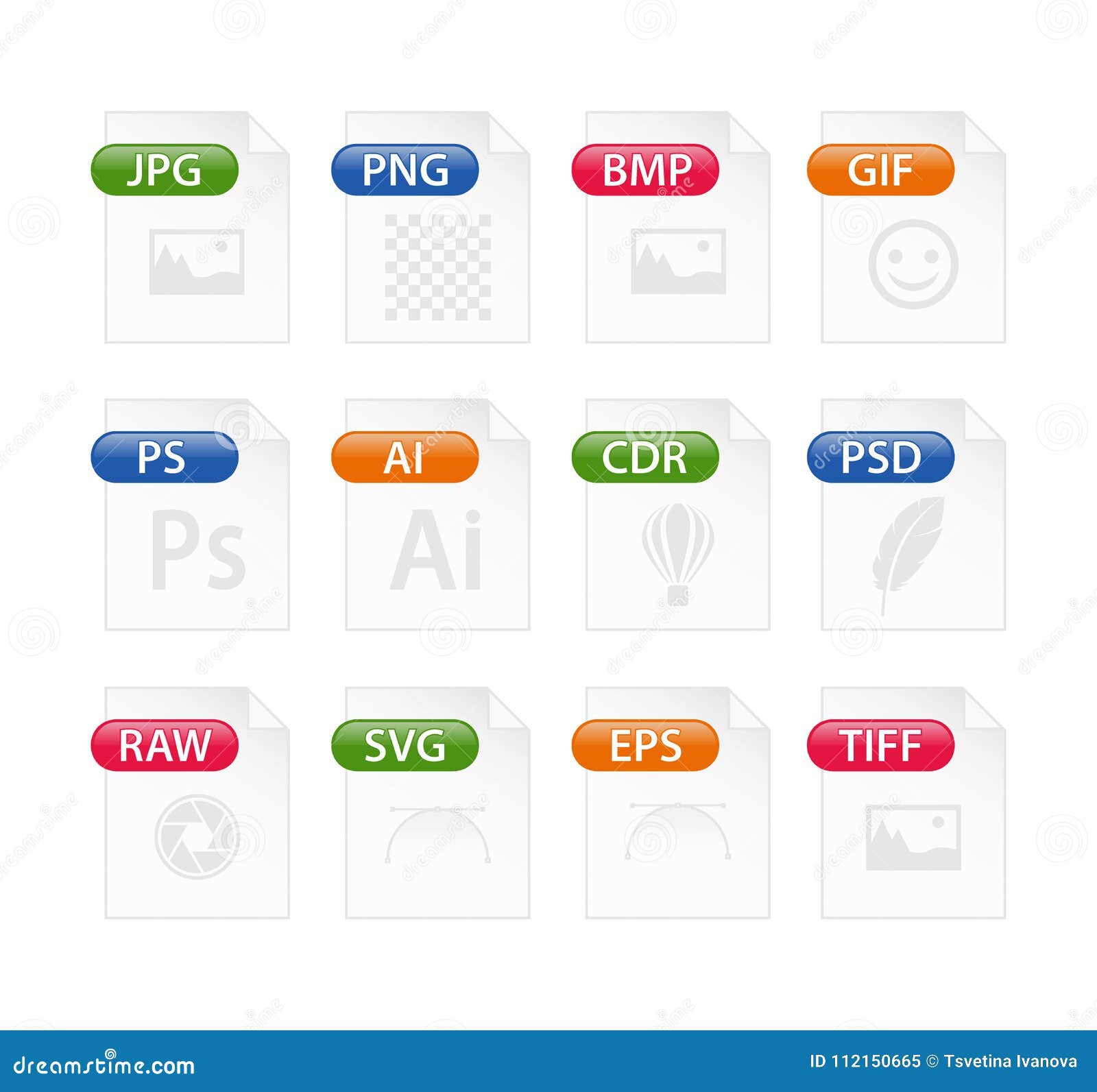 File Format Icon Set. Images File Type Icons Stock Vector ... File Format Icon Set. Images File Type Icons Stock Vector ...