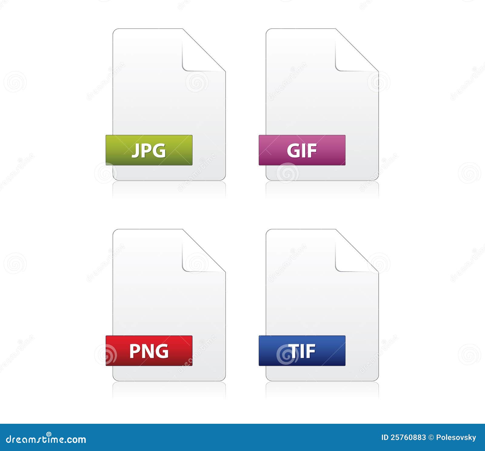 File Formats Icon Set Picture. Image: 25760883