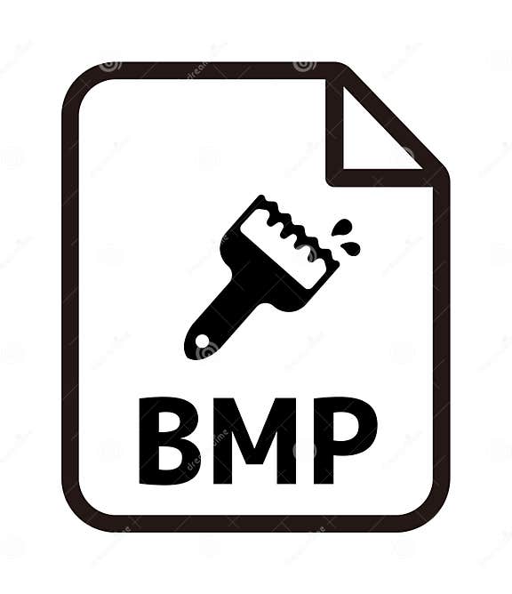 File Formats Vector Icon Illustration BMP, Bitmap Stock Vector ...