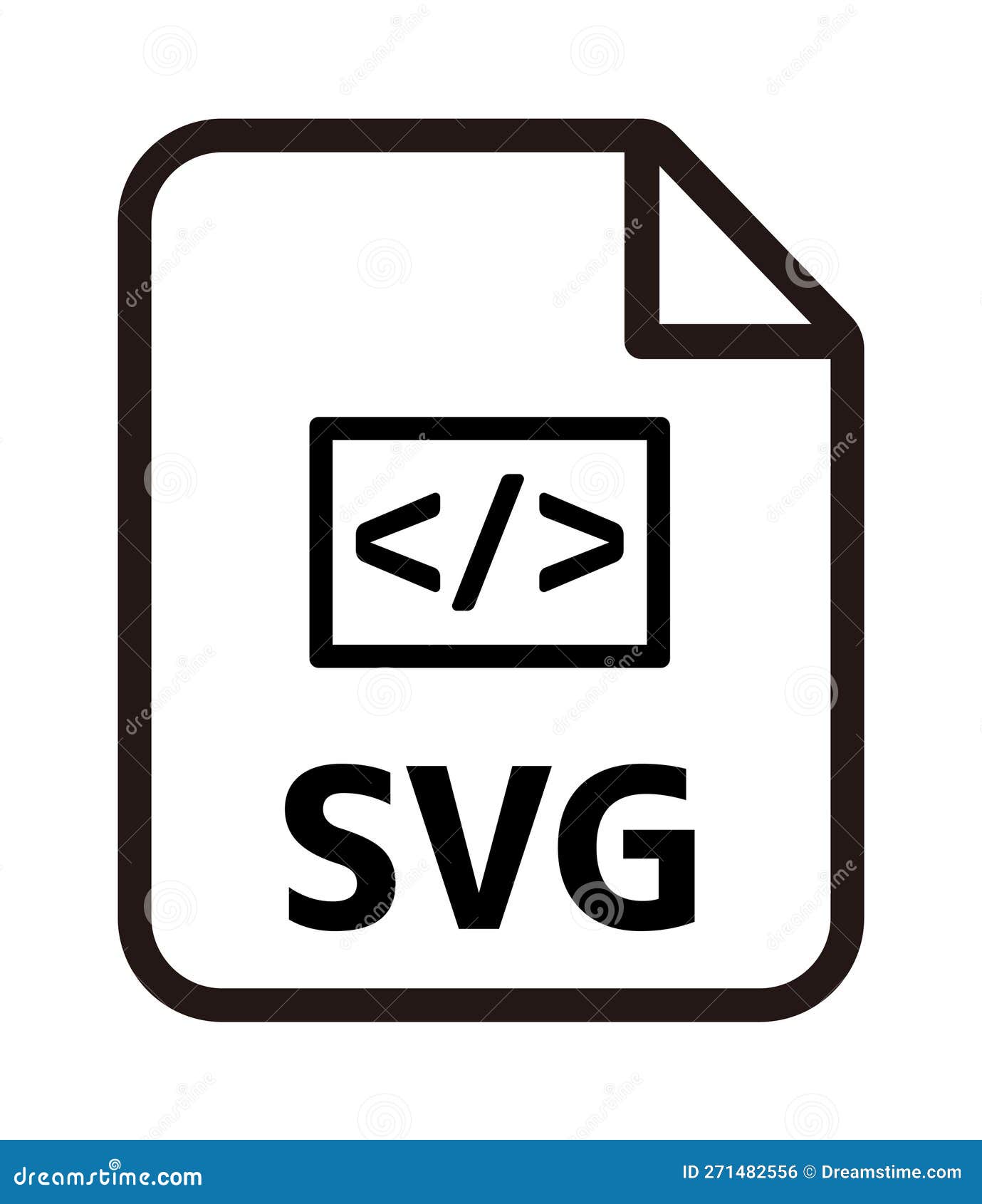 File Formats Vector Icon Illustration SVG Stock Vector - Illustration ...