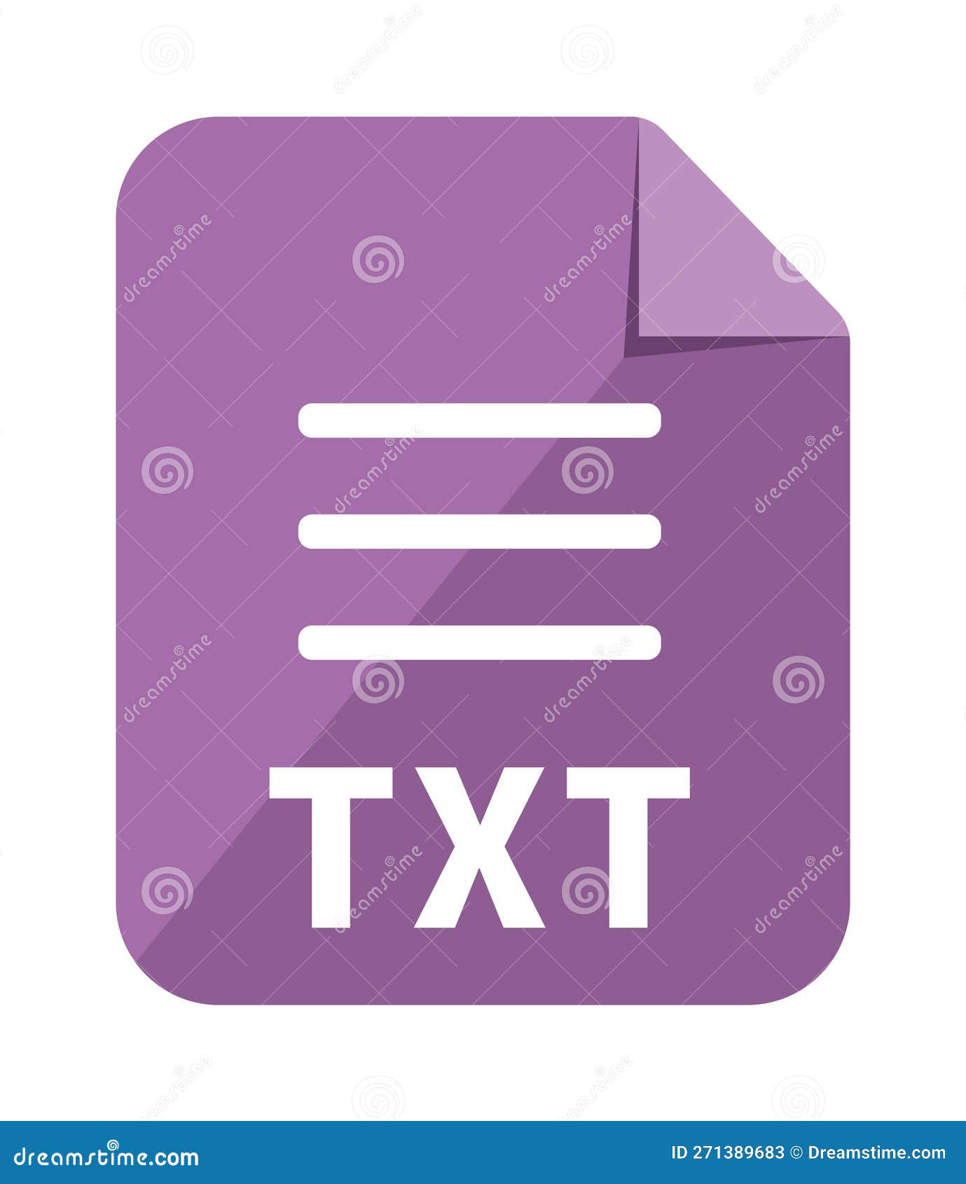 File Formats Vector Icon Illustration .txt , TEXT Stock Vector ...