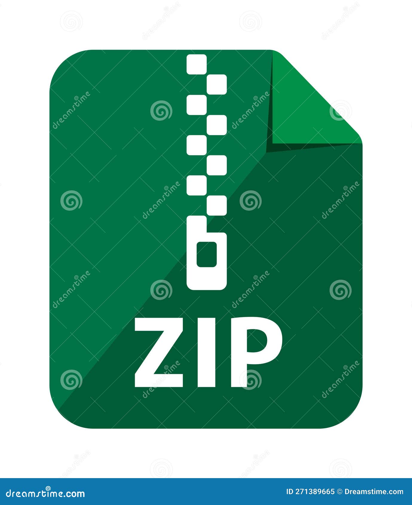 File Formats Vector Icon Illustration Zip Stock Vector - Illustration ...