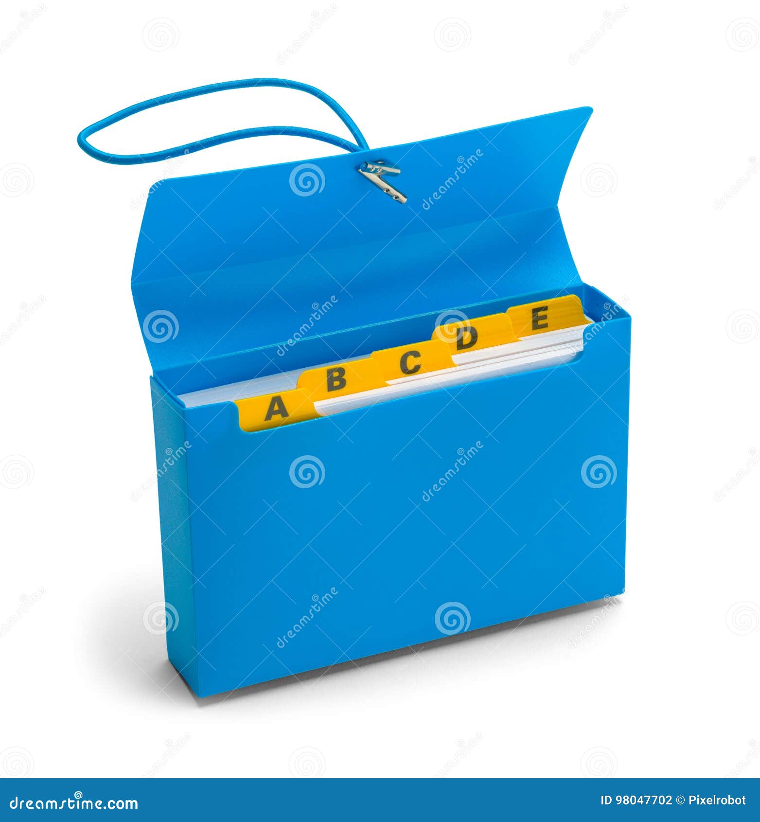 File Holder Index Card Open Stock Photo - Image of rectangle, case ...