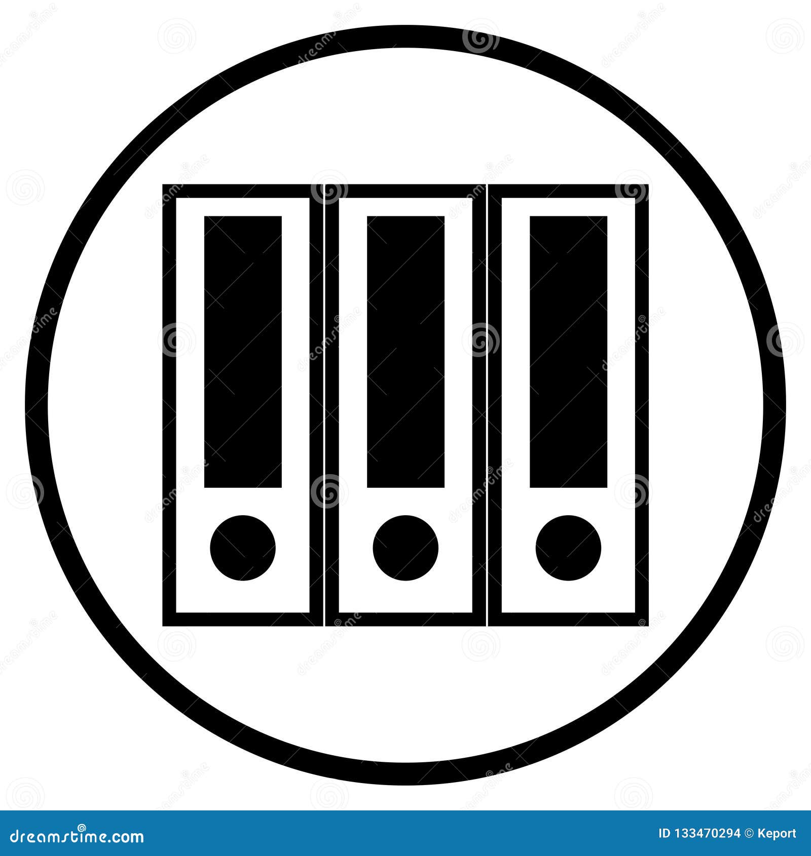 Filing Folder Icon Cartoon Vector | CartoonDealer.com #16613055