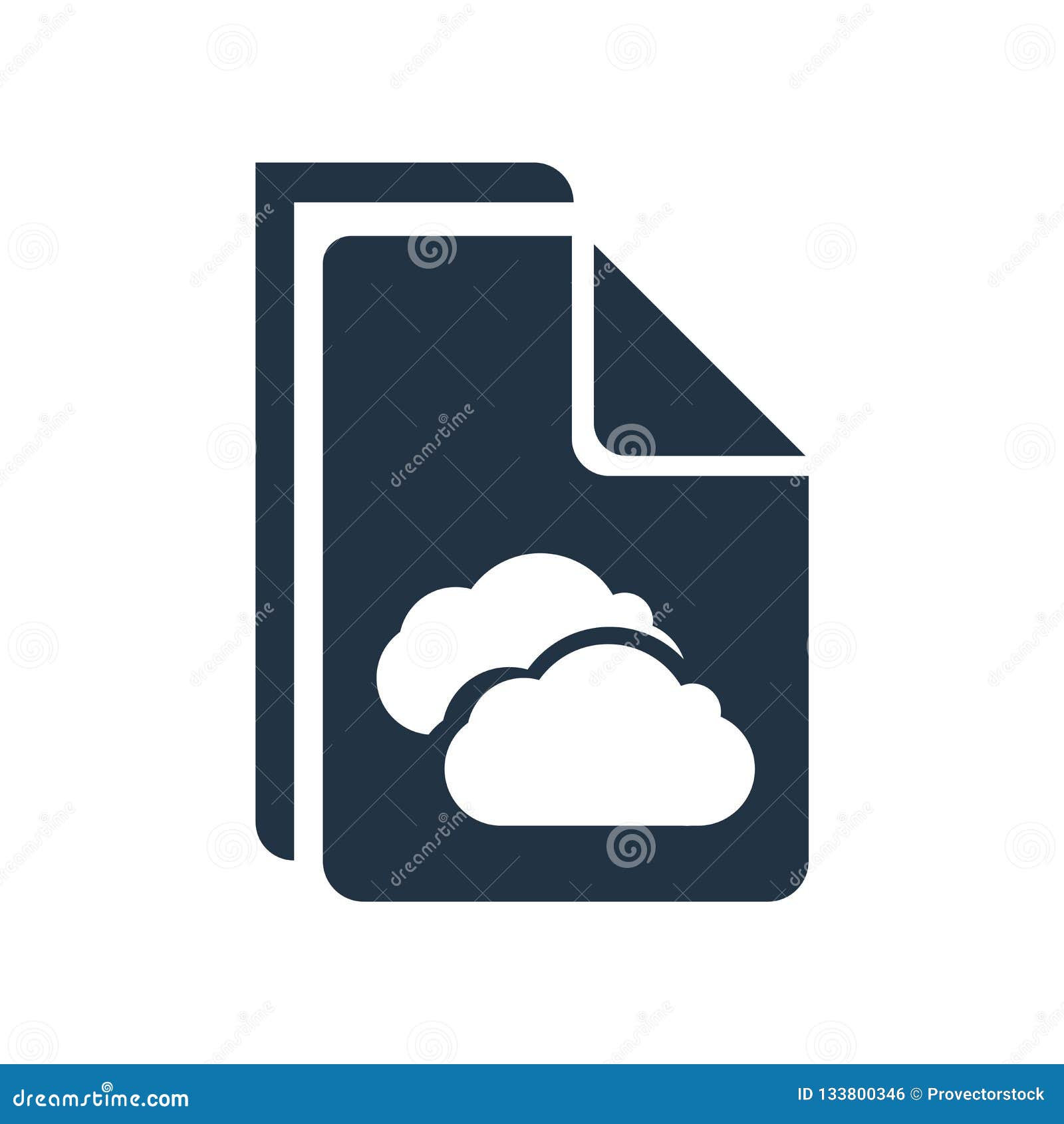 File Icon Vector Isolated on White Background, File Sign Stock Vector ...