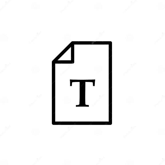 File Icon on White Background. Vector Stock Vector - Illustration of ...