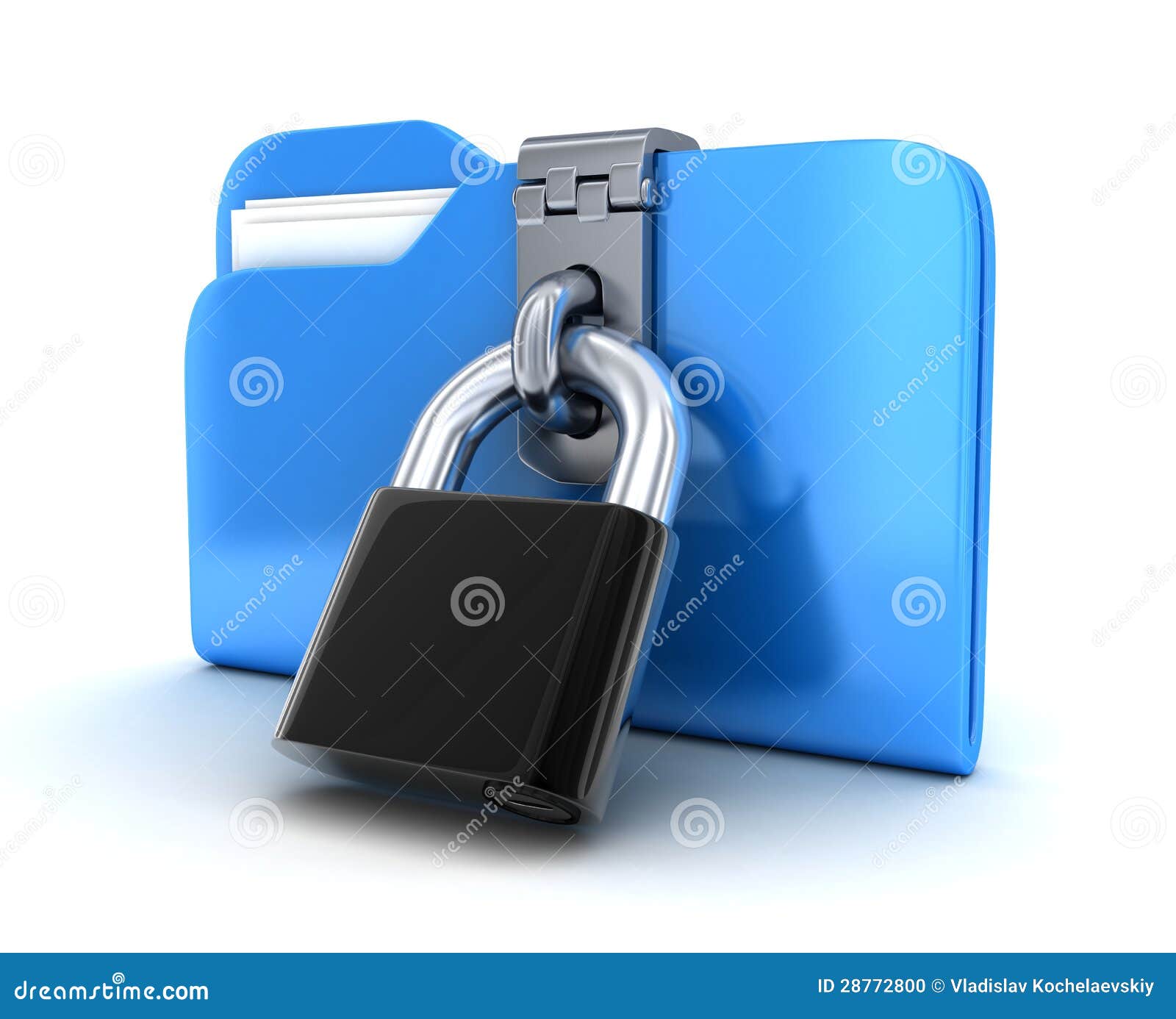 File and lock stock illustration. Illustration of concept - 28772800