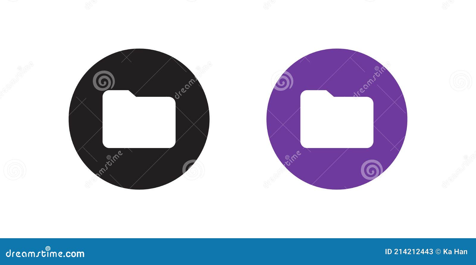 File Manager Application Icon Vector in Flat Design. Database Folder ...