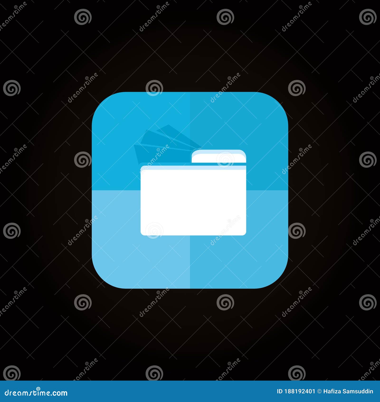 File Manager Icon. Vector Illustration Decorative Design Stock Vector ...