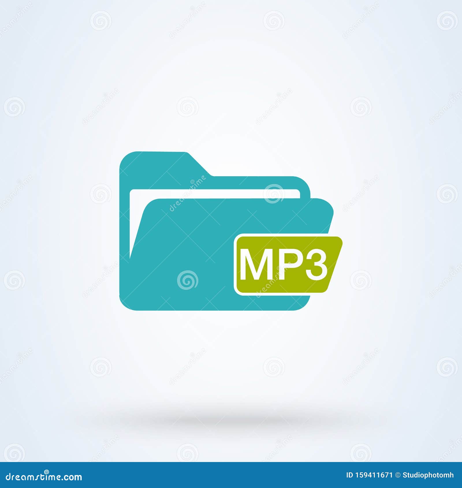 File Mp3 - Simple Vector Modern Icon Design Illustration Stock Vector ...