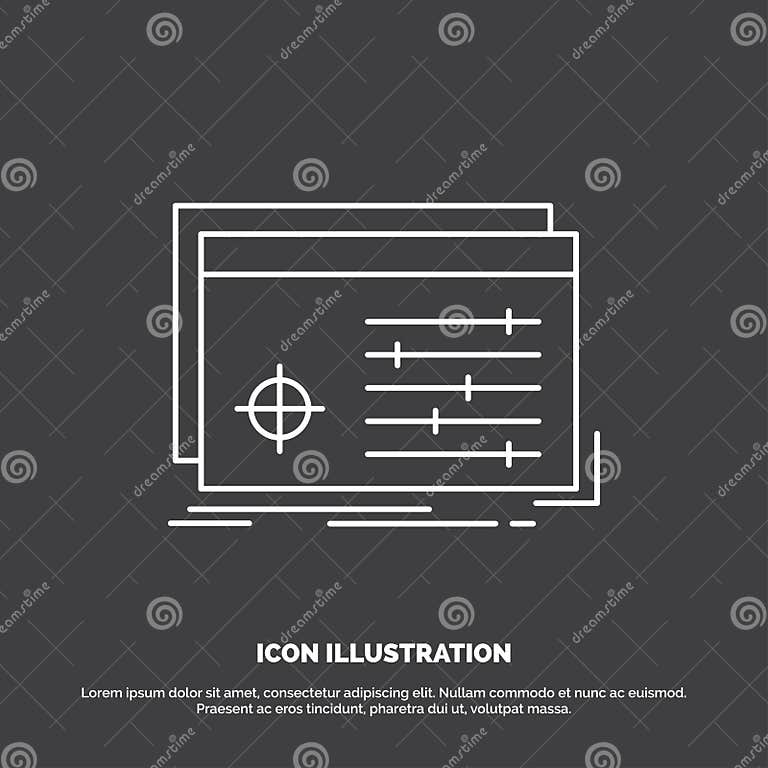 File Object Processing Settings Software Icon Line Vector Symbol For Ui And Ux Website Or