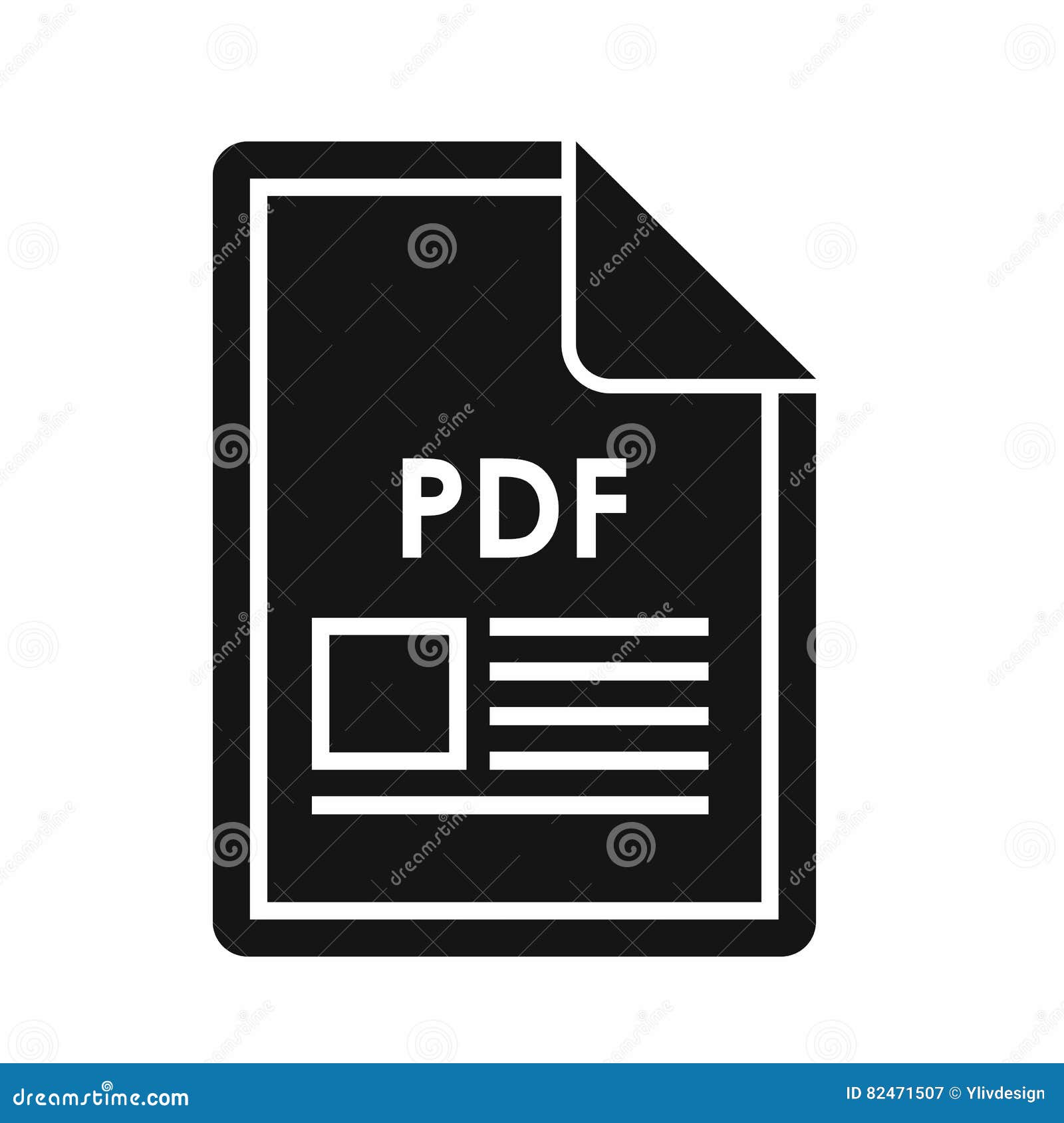 File PDF Icon, Simple Style Stock Vector - Illustration of concept ...