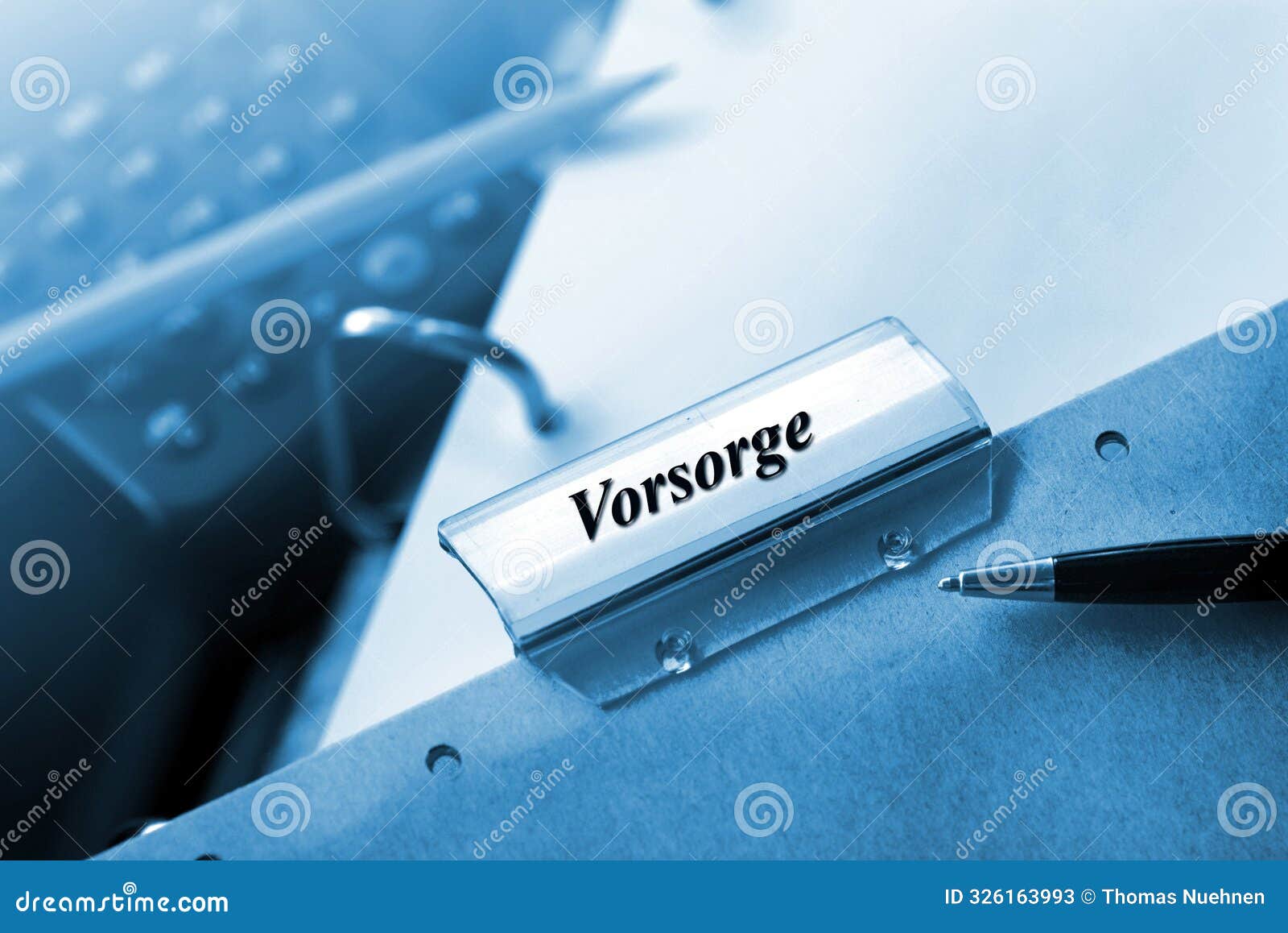 File with Pension Logo on a Lid Stock Image - Image of fund, future ...