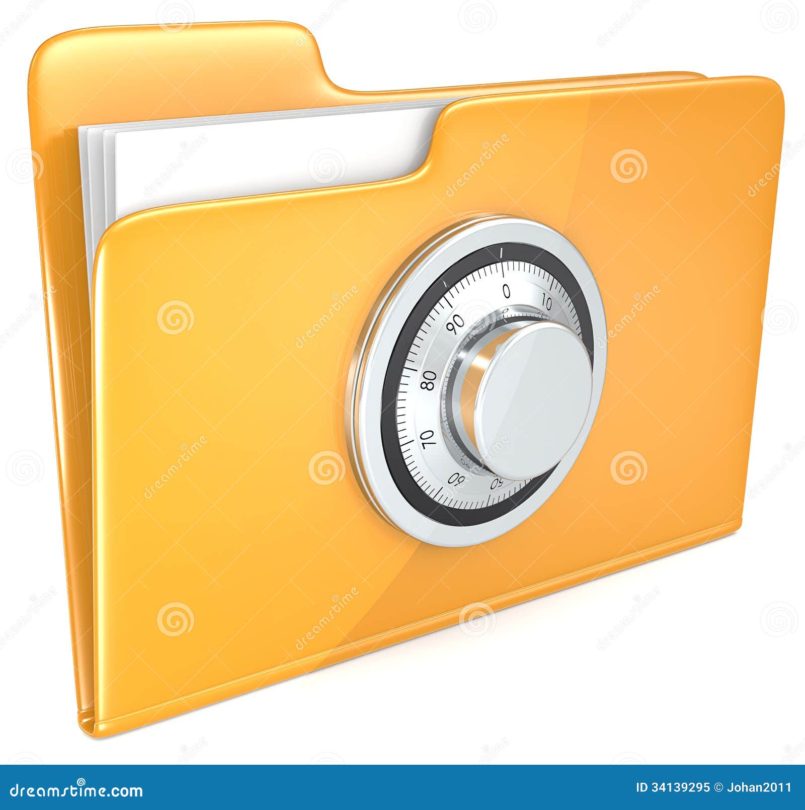 File protection. stock illustration. Illustration of manila - 34139295
