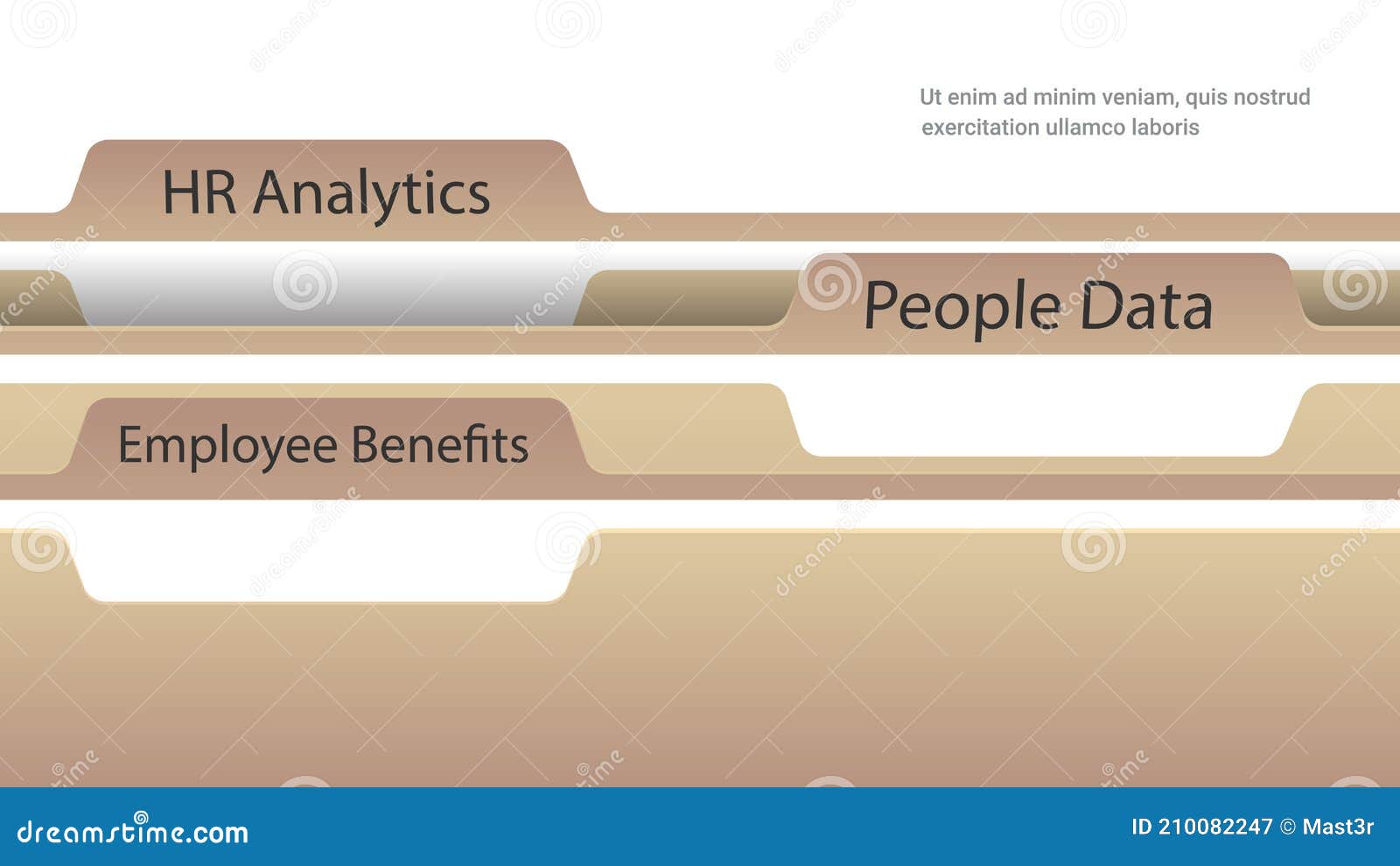 File Register Folders with Employee Benefits HR Analytics and People ...