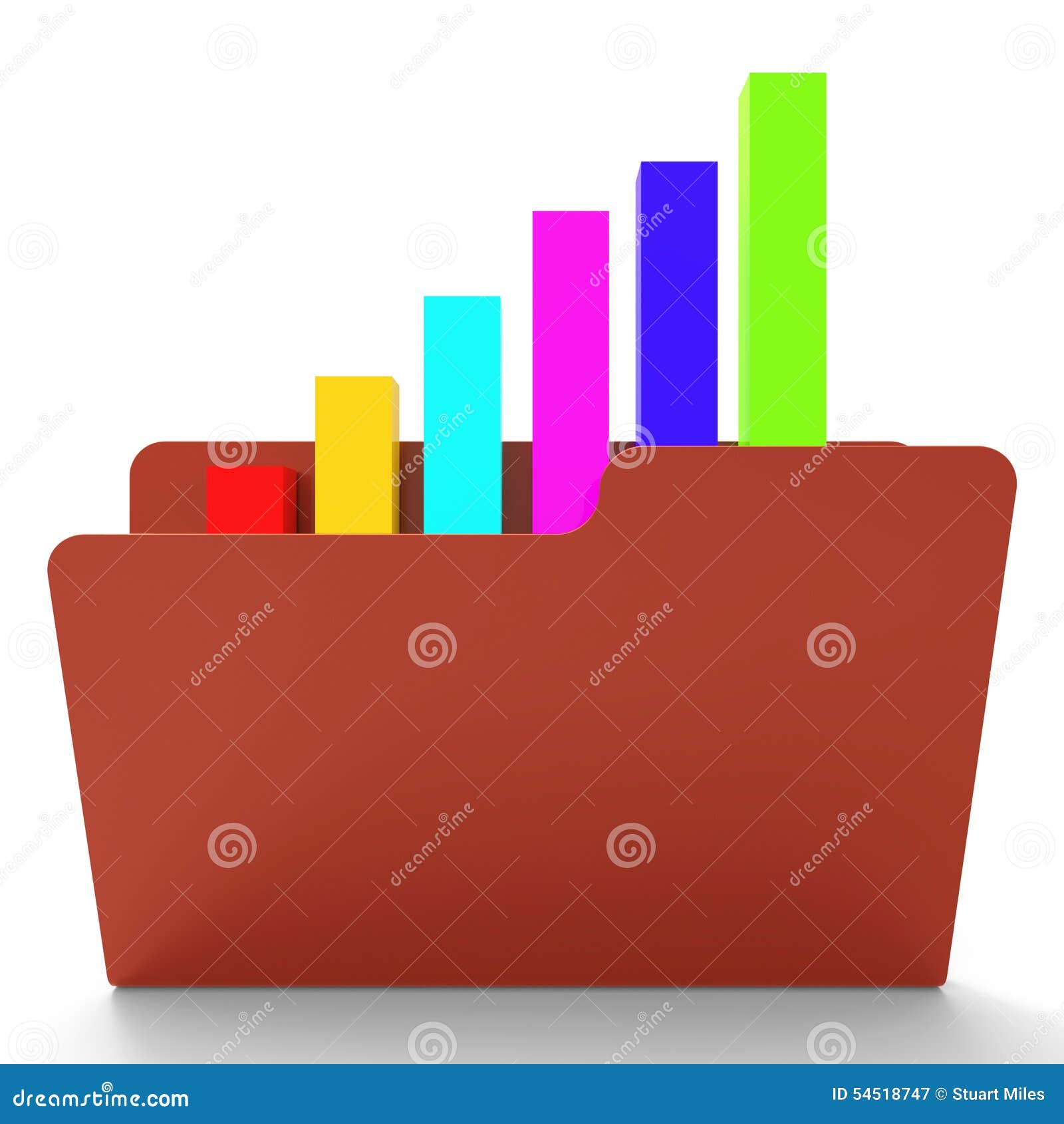 File Report Indicates Business Graph and Analysis Stock Illustration ...
