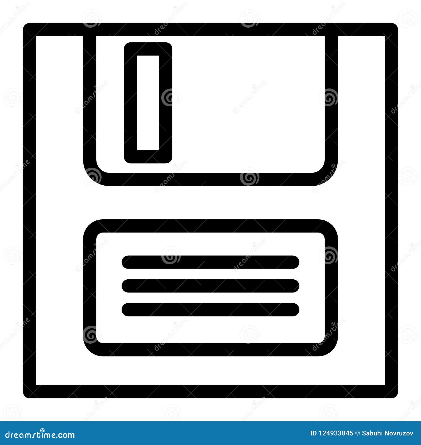 Disc File Icon. Perfect For Application, Web, Logo And Presentation ...