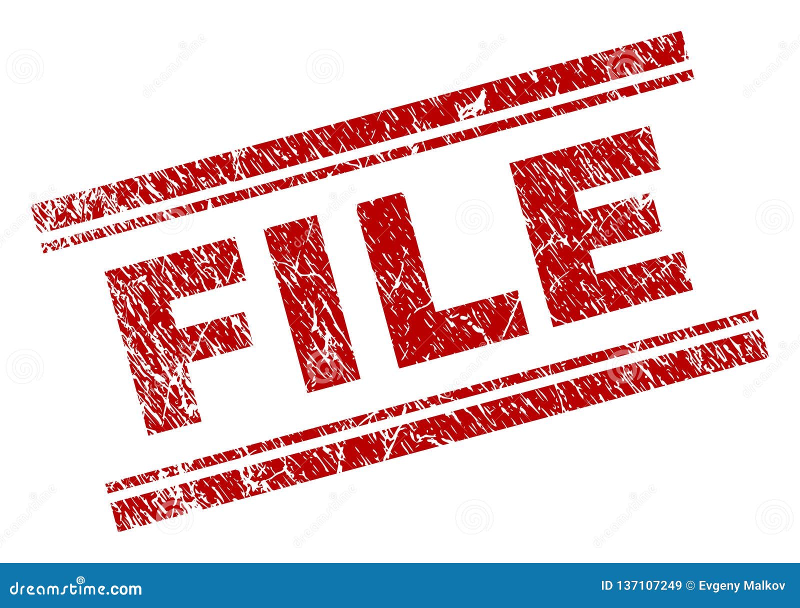 Scratched Textured FILE Stamp Seal Stock Vector - Illustration of mark ...