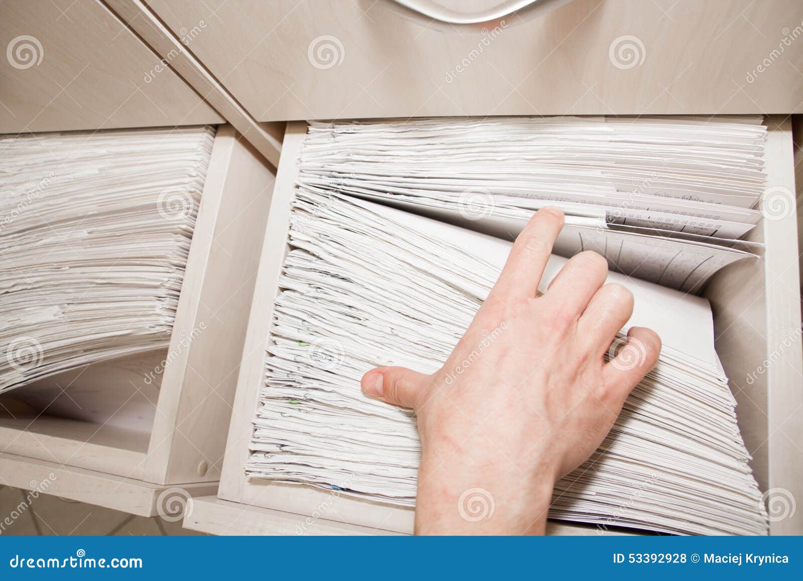 File searching stock photo. Image of hospital, expression - 53392928