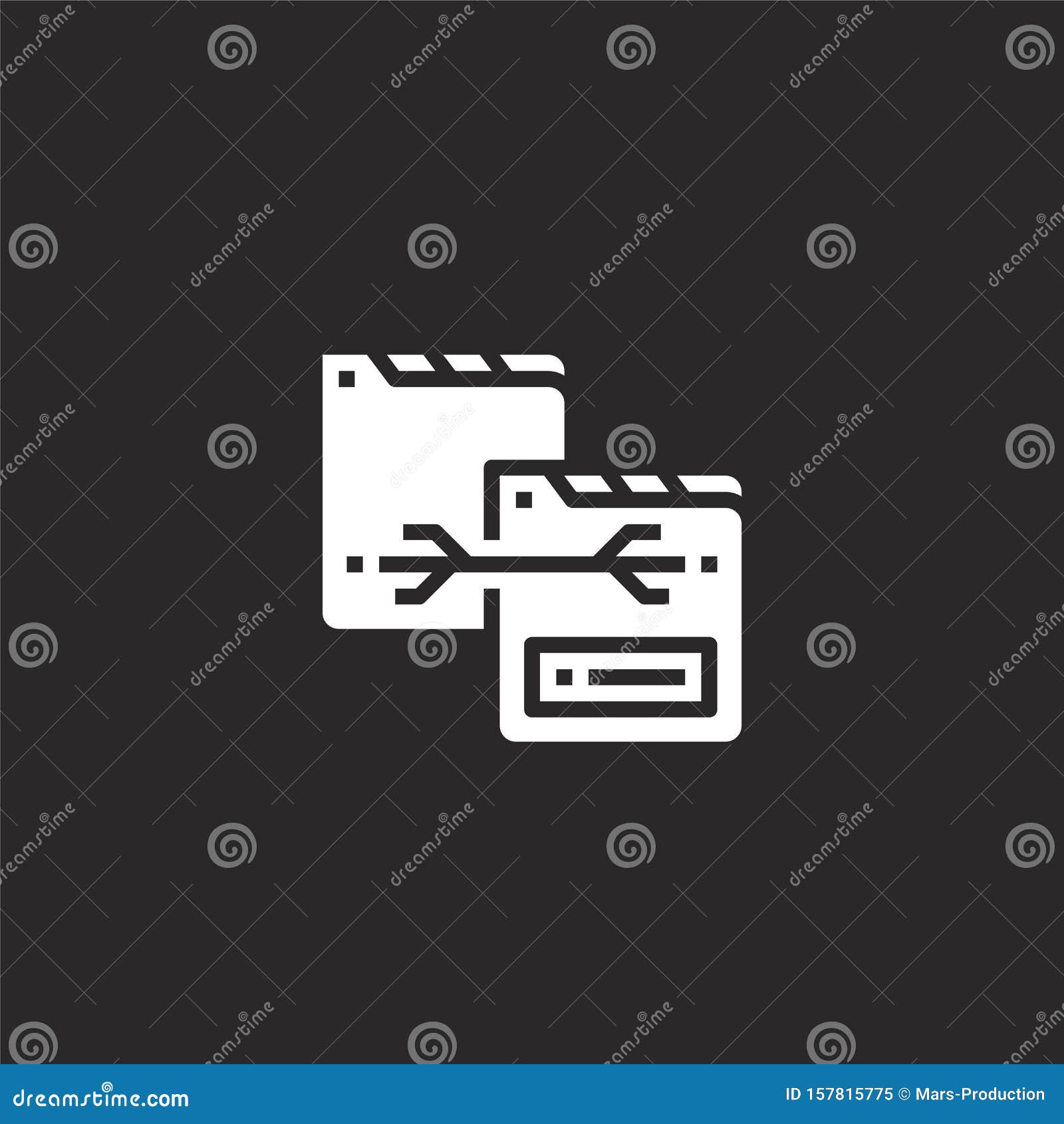 File Sharing Icon. Filled File Sharing Icon for Website Design and ...