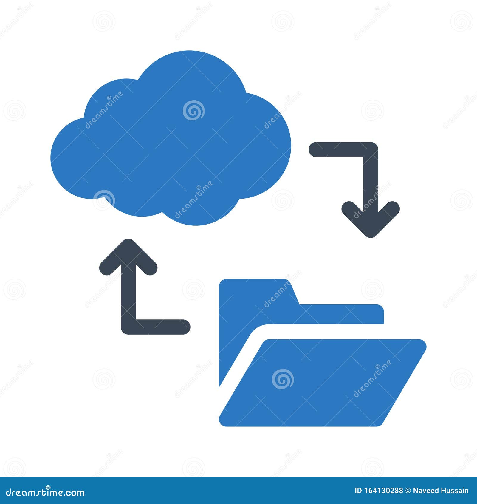 File Sharing Vector Glyph Color Icon Stock Vector - Illustration of ...