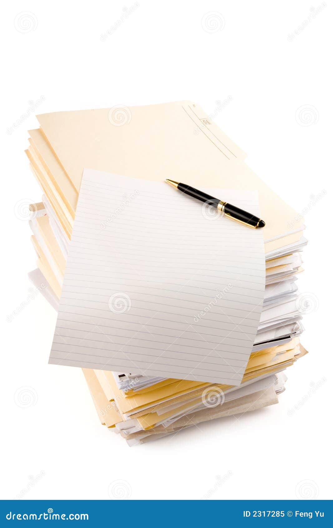 File Stack stock image. Image of white, stacking, stack - 2317285