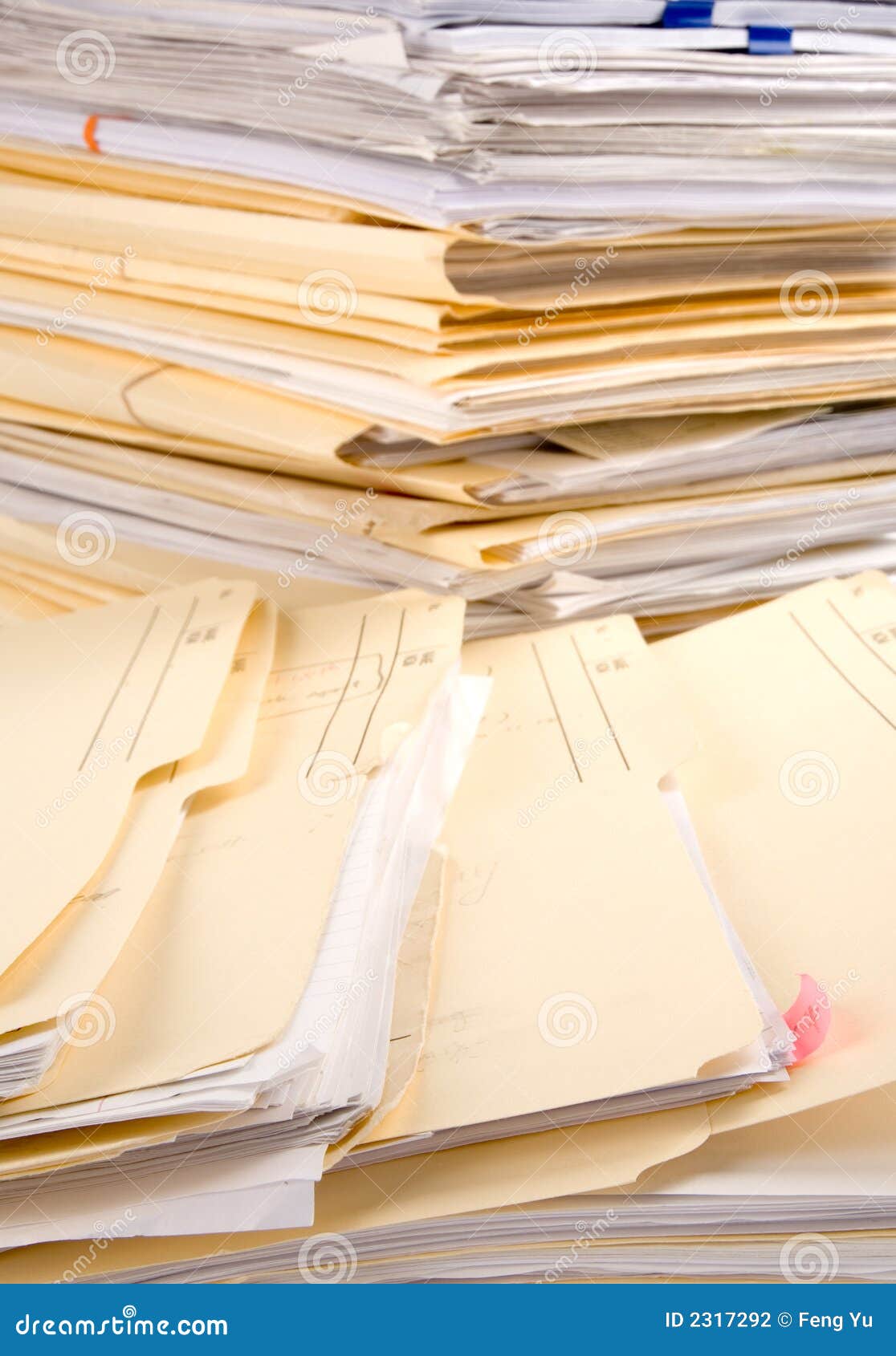 File Stack stock photo. Image of working, office, file - 2317292
