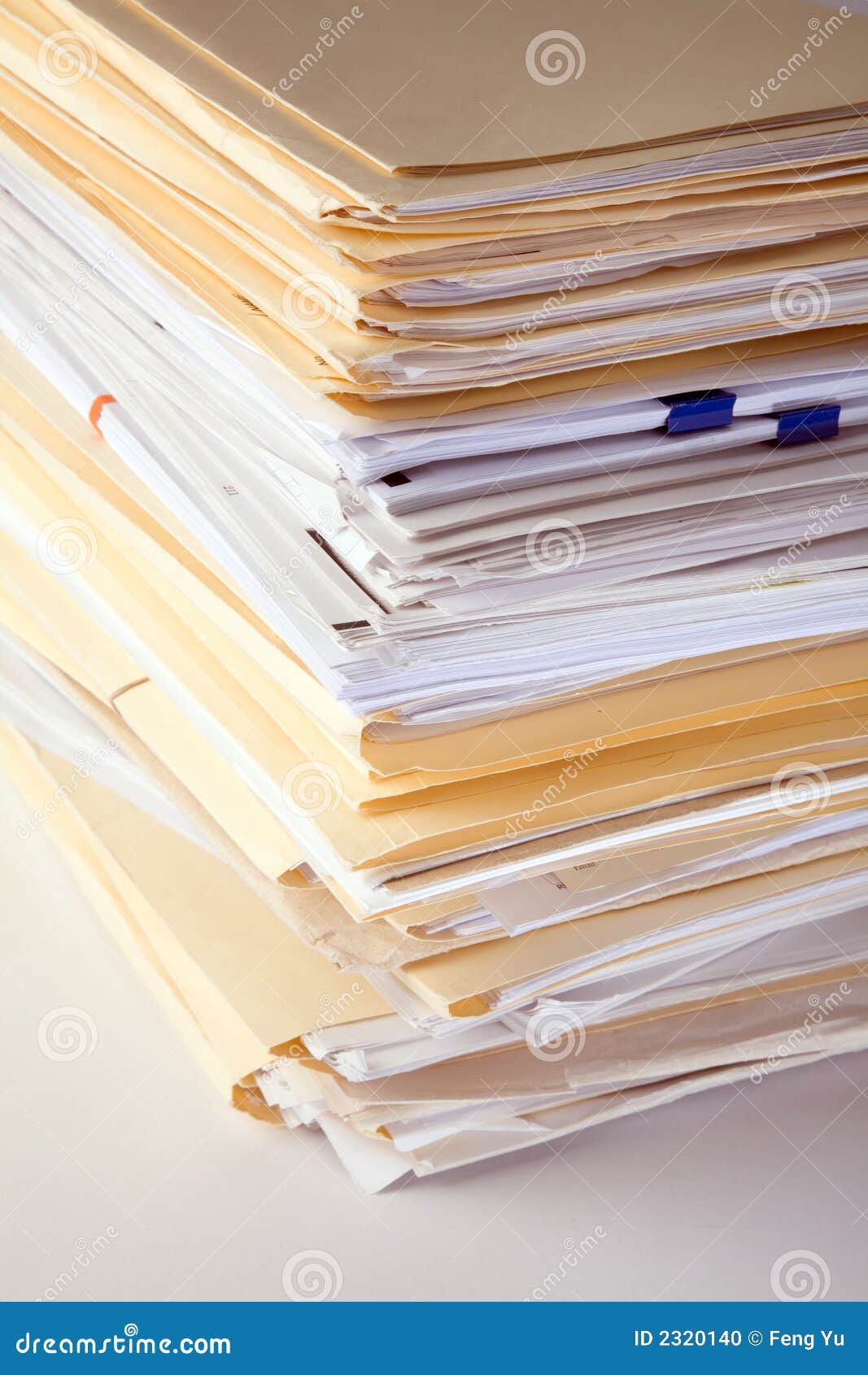 File Stack stock photo. Image of busy, paper, file, late - 2320140