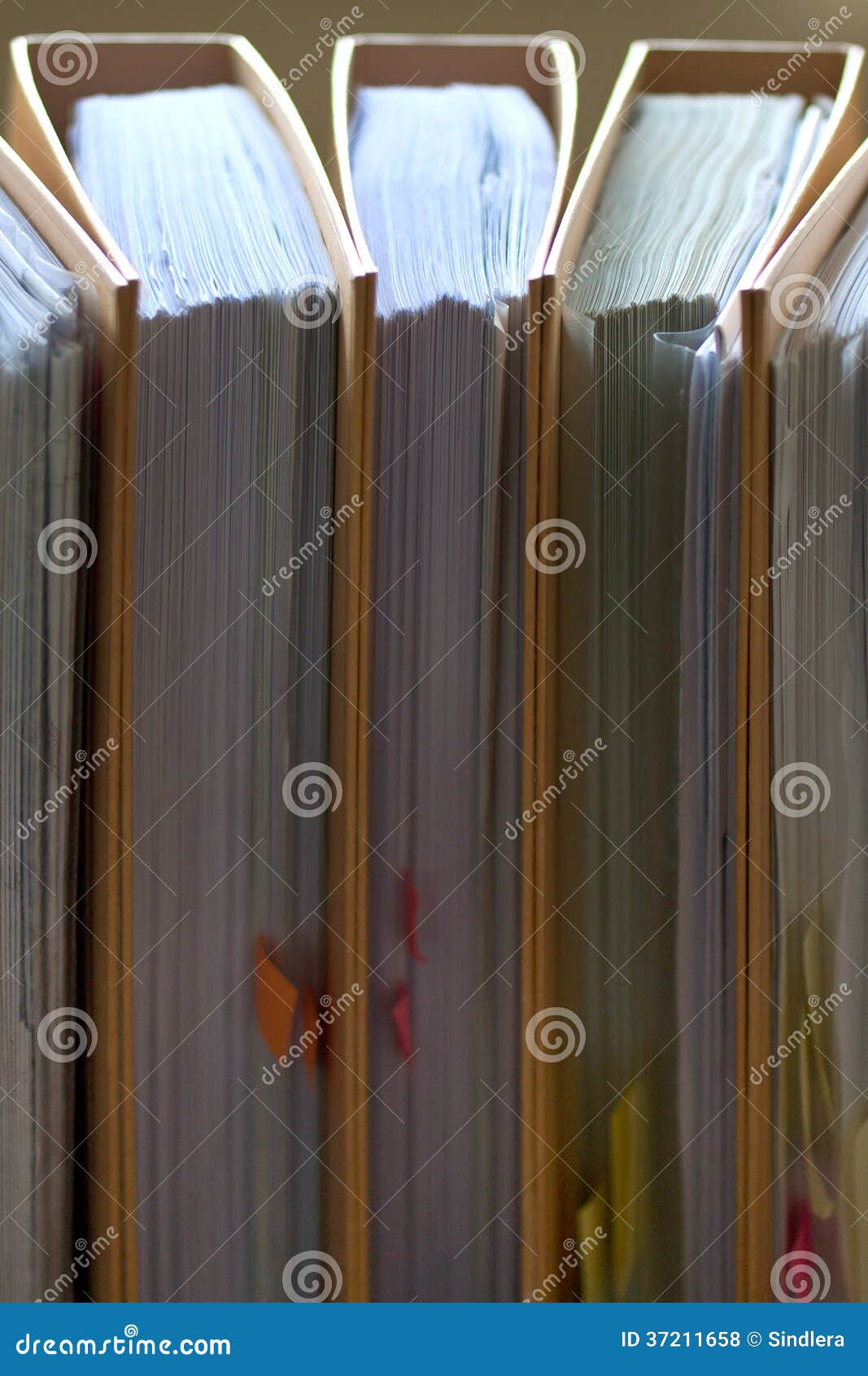 File Stack, File Folder Close Up for Background. Stock Photo - Image of ...
