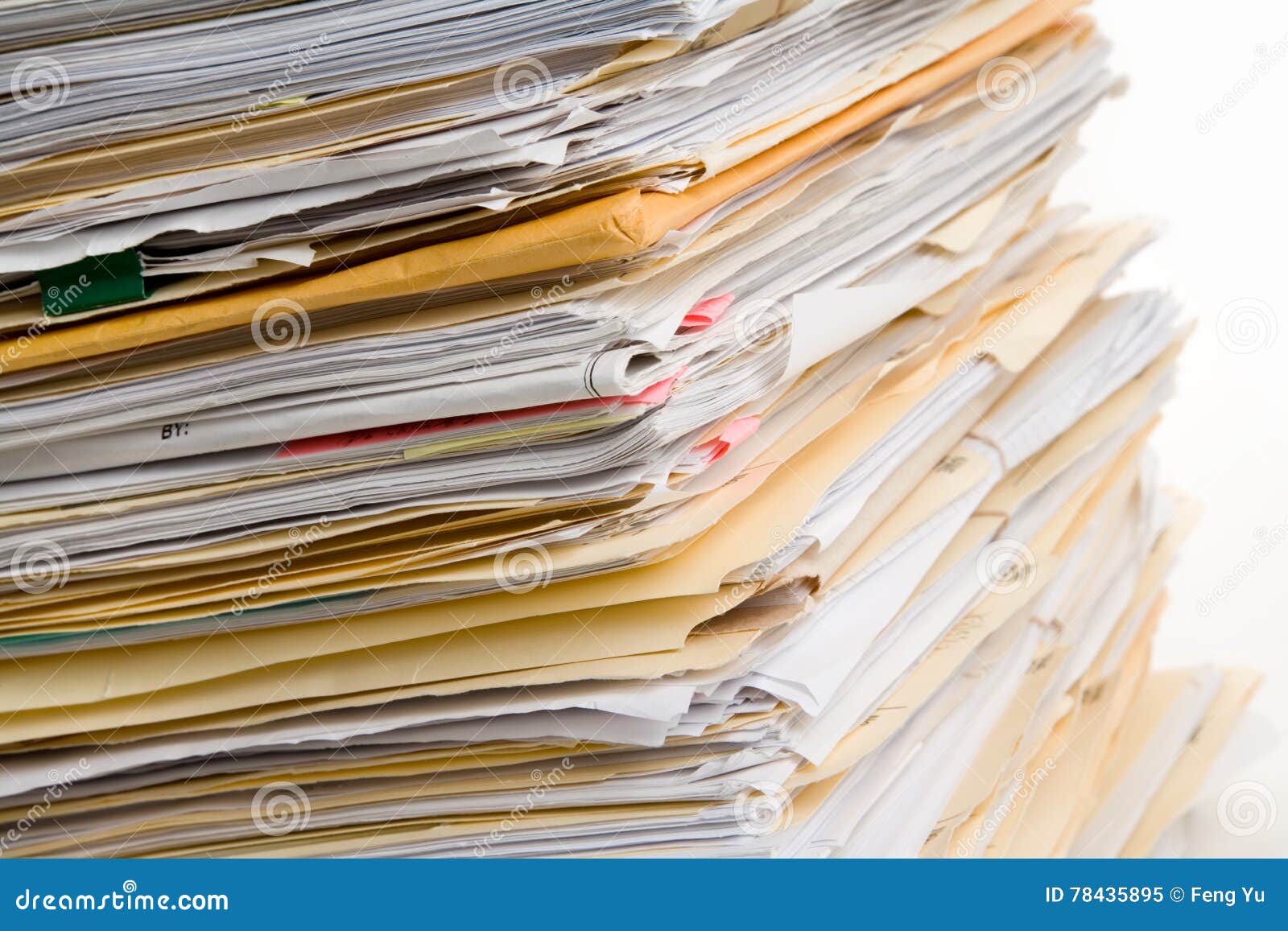 File Stack stock image. Image of file, white, stack, busy - 78435895