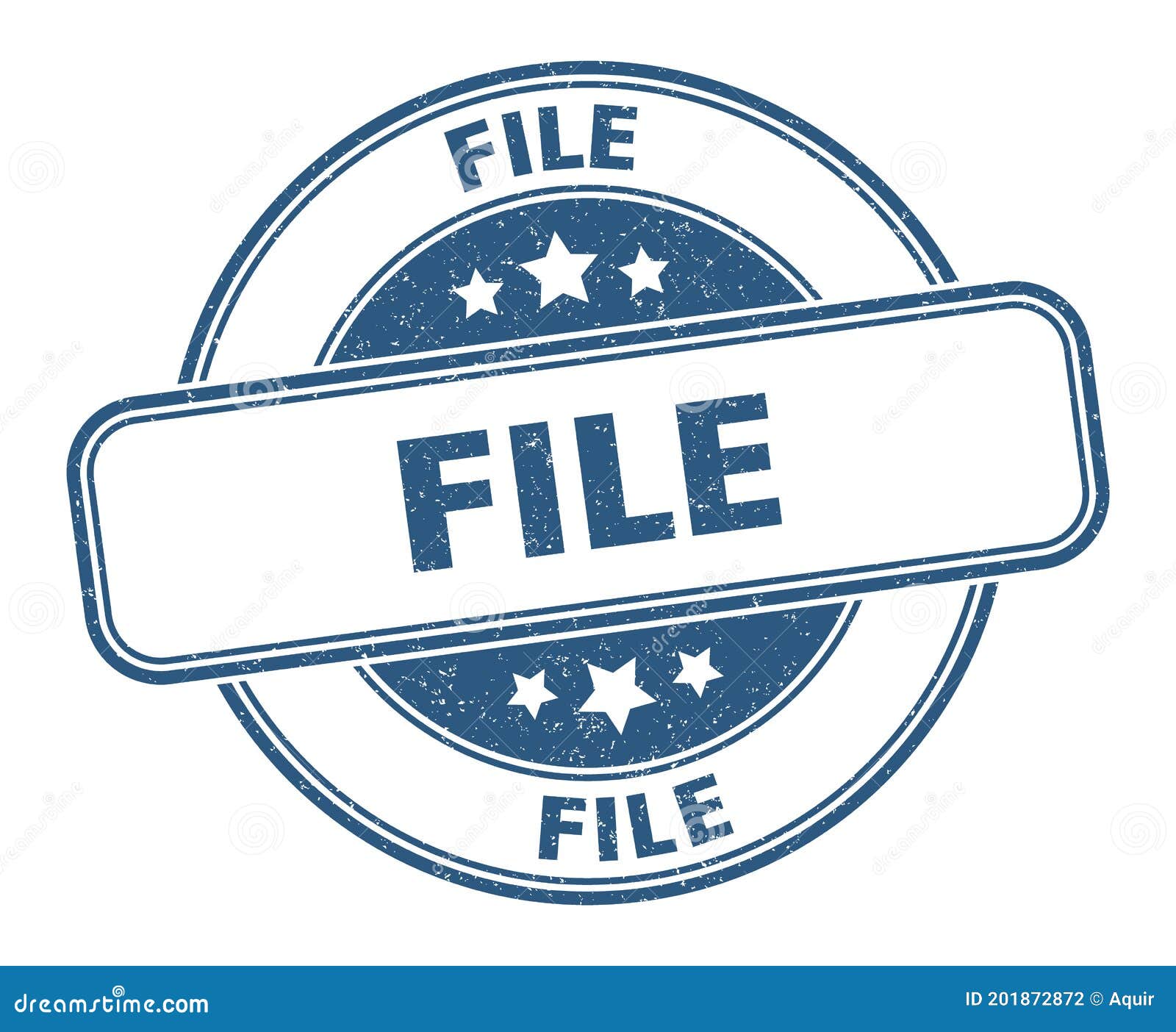 File Stamp. File Round Grunge Sign Stock Vector - Illustration of stamp ...