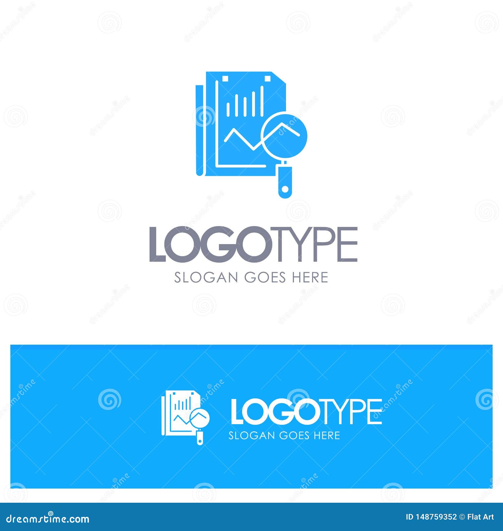 File, Static, Search, Computing Blue Logo Vector Stock Vector ...