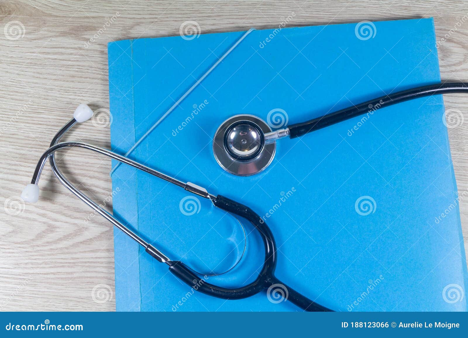 File and stethoscope stock photo. Image of medical, stethoscope - 188123066