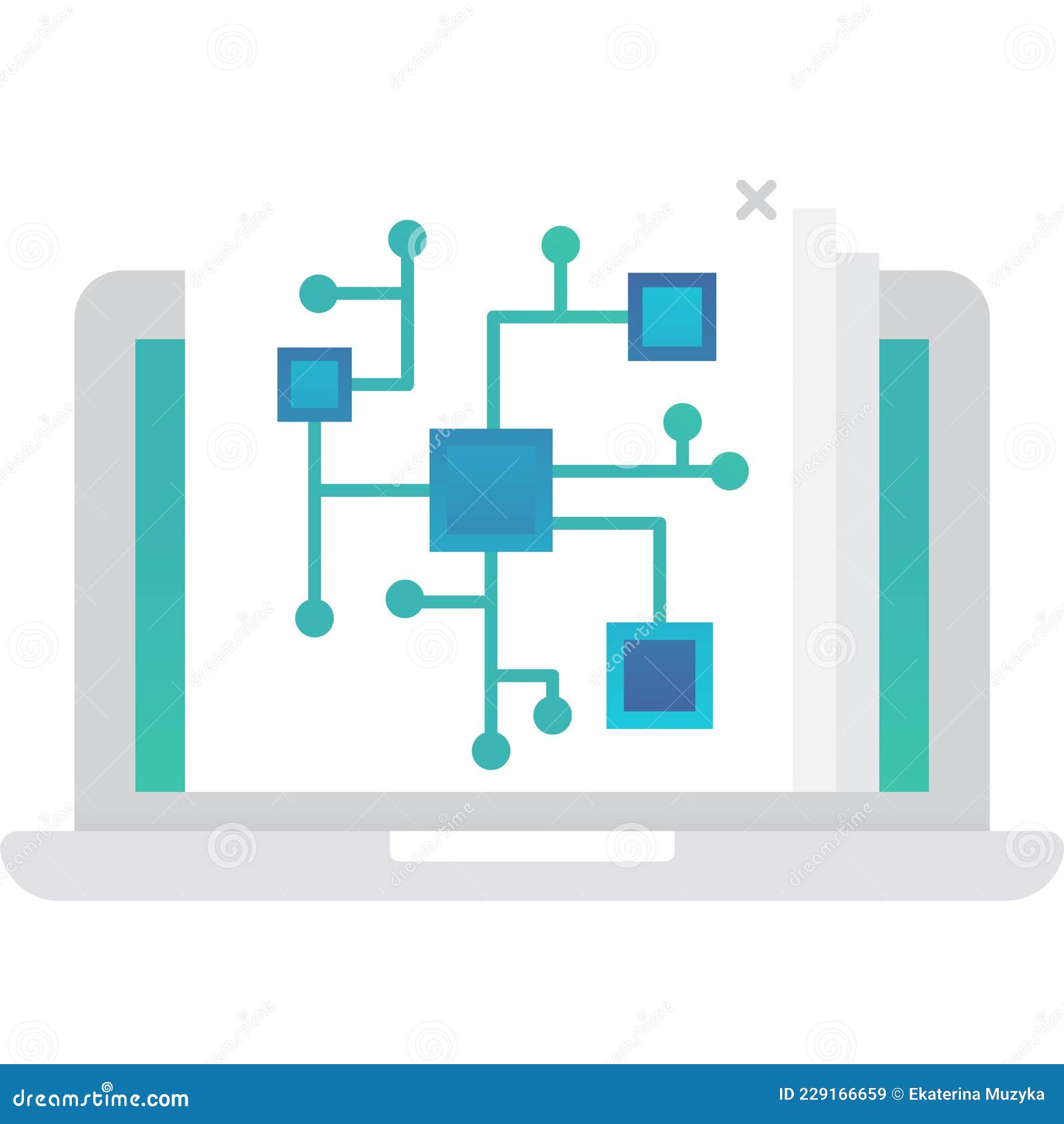 File System Icon Big Data Info Systematization Stock Vector ...