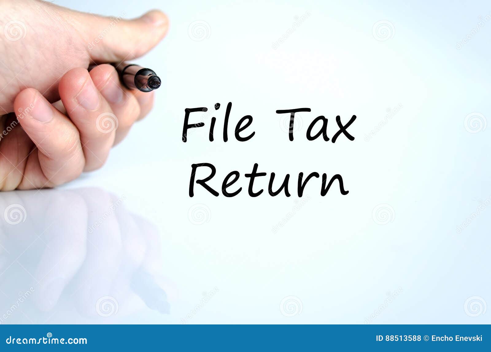 File Tax Return Text Concept Stock Photo - Image of post, file: 88513588