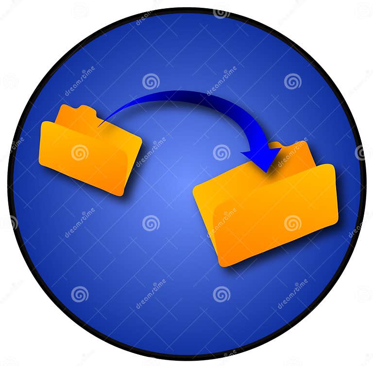 File Transfer stock illustration. Illustration of transferring - 1455901