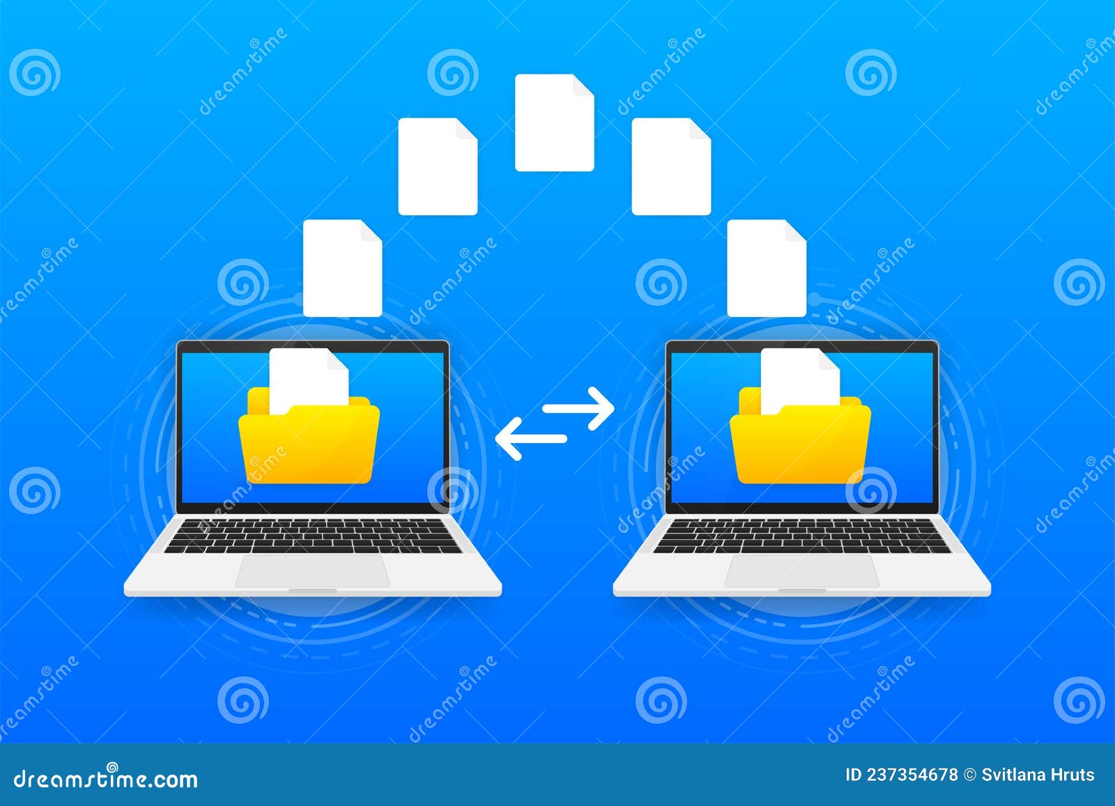 File Transfer Encrypted Form. Concept for Remote Connection between Two ...