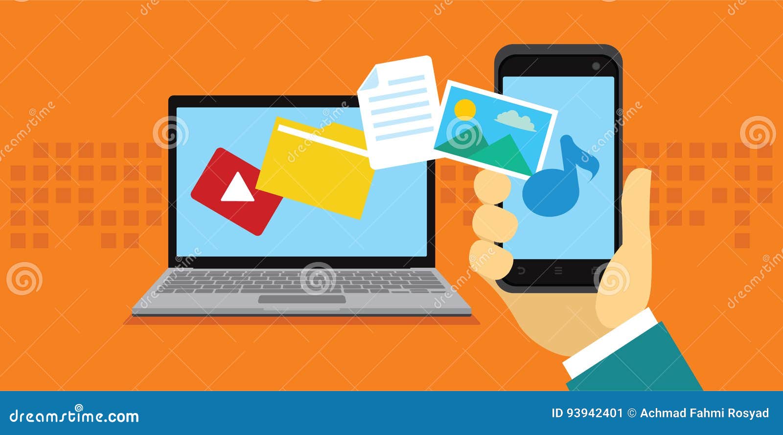 File Transfer Process, Processing Big Data, Server Room, Data Center ...