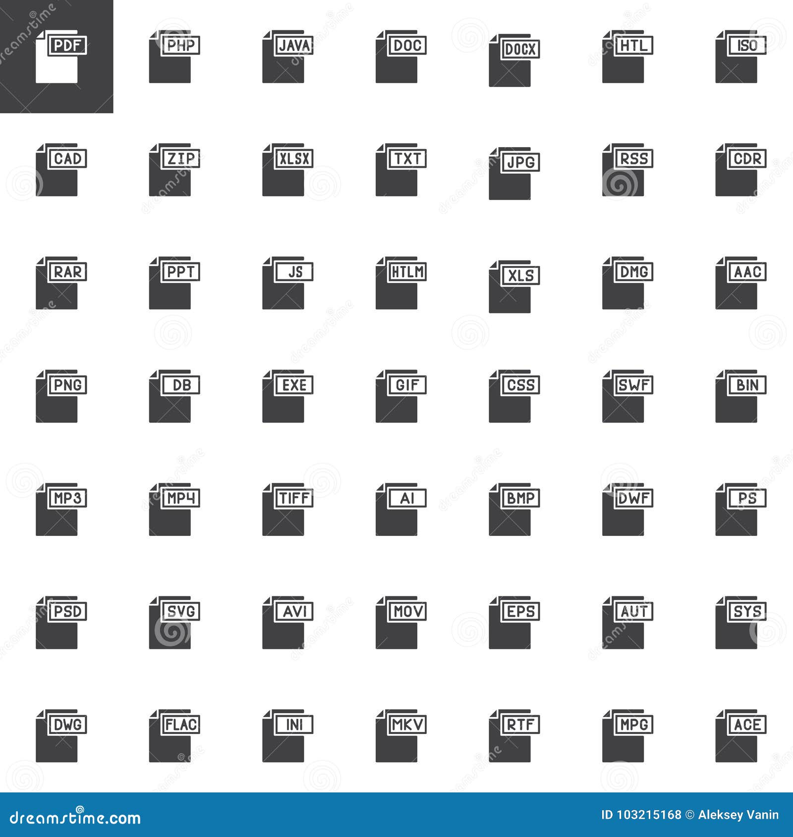 File Types Vector Icons And Formats Labels File System Icons ... File Types Vector Icons And Formats Labels File System Icons ...