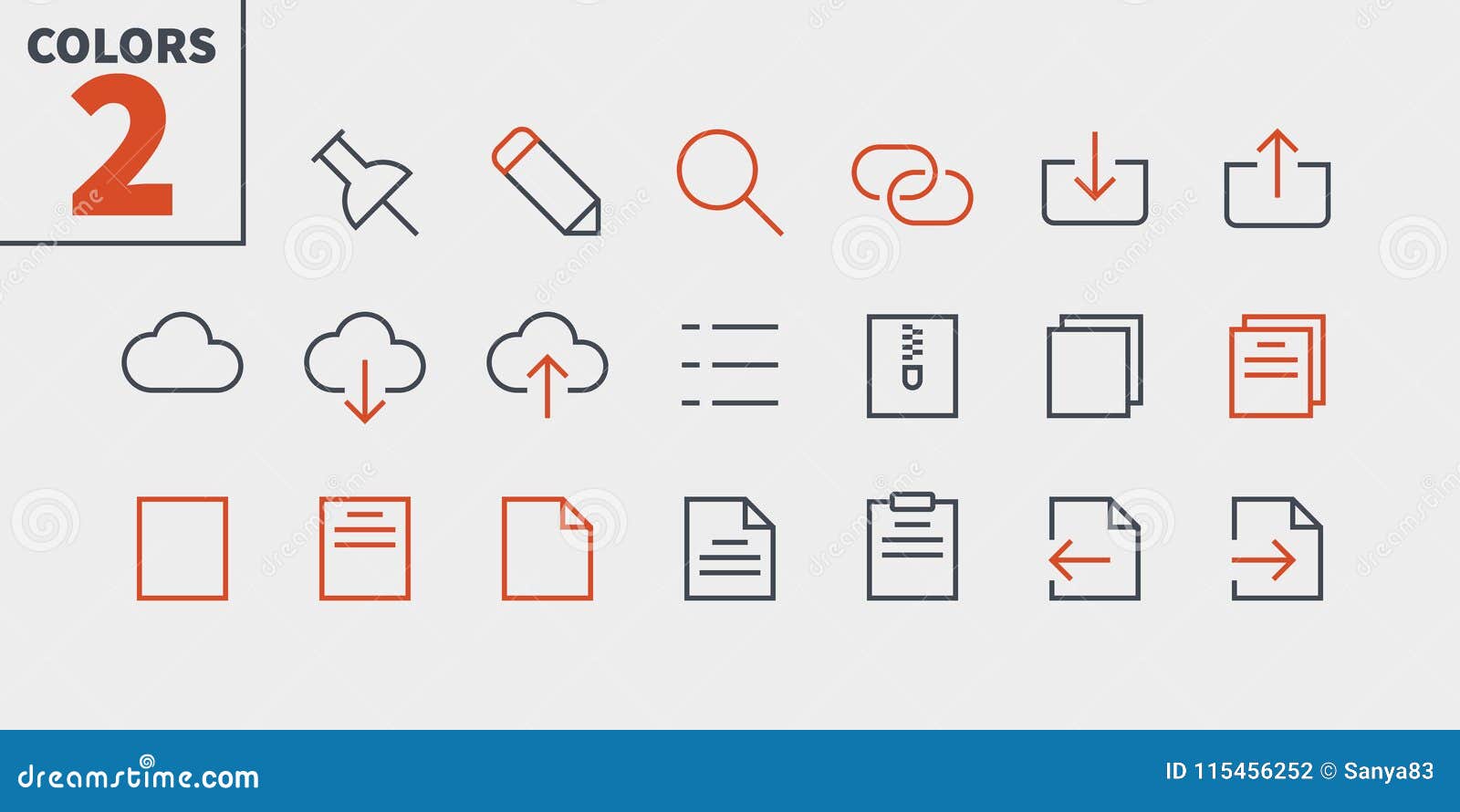 File UI Pixel Perfect Well-crafted Vector Thin Line Icons 48x48 Ready ...