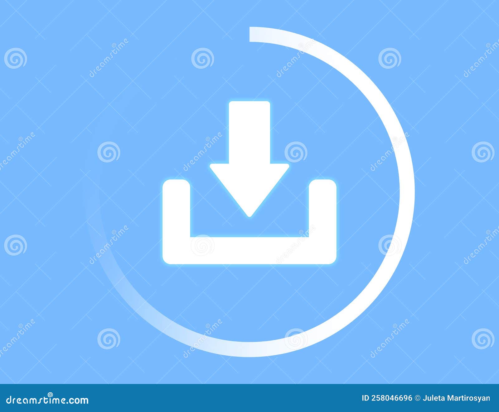 File upload icon stock illustration. Illustration of file - 258046696