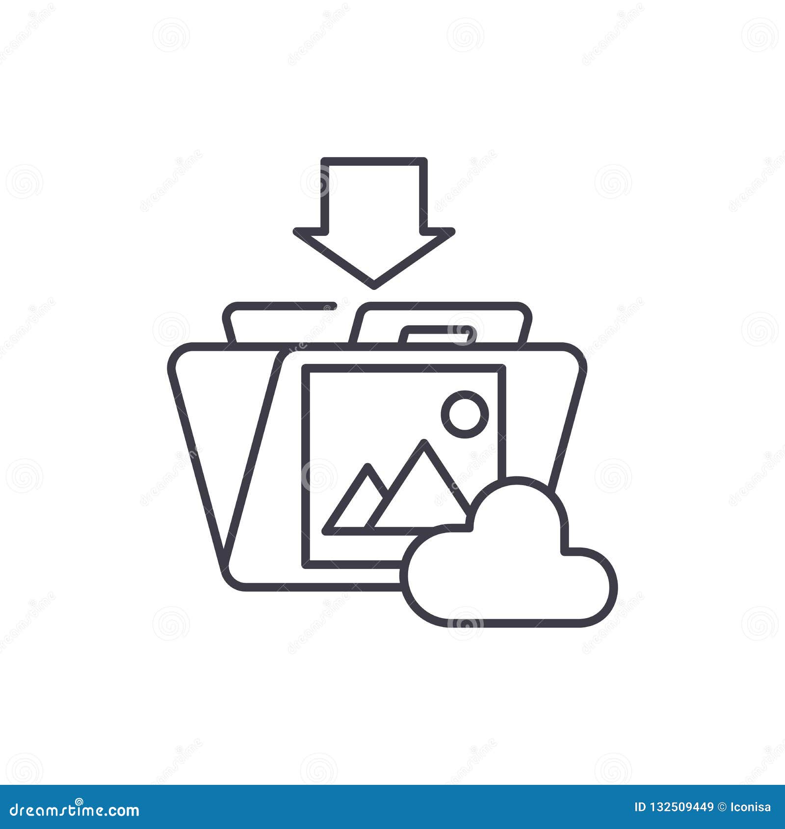 File Upload Line Icon Concept. File Upload Vector Linear Illustration ... File Upload Line Icon Concept. File Upload Vector Linear Illustration ...