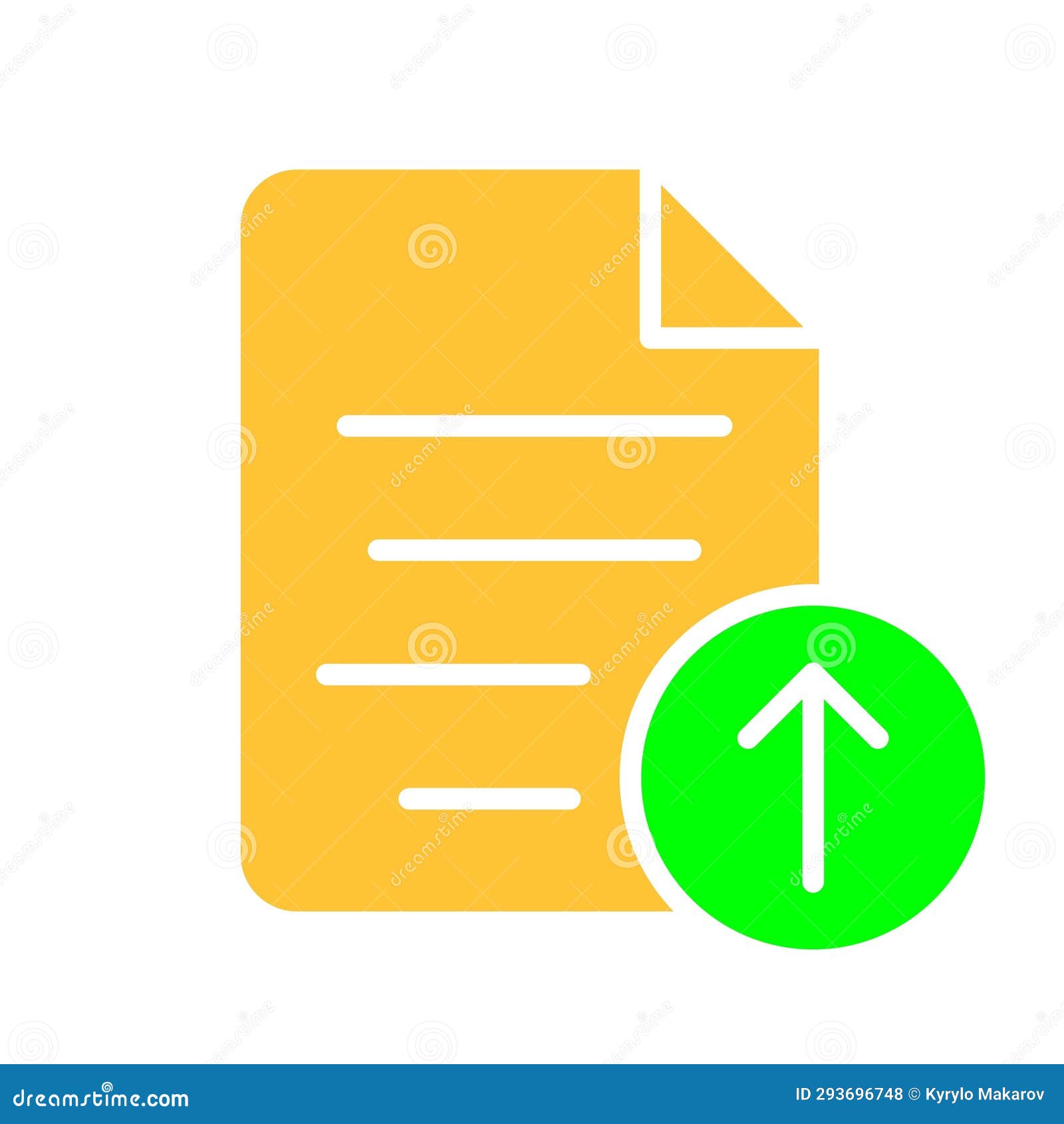 File Upload Line Icon. Information, Folder, Document, Work, Computer ...