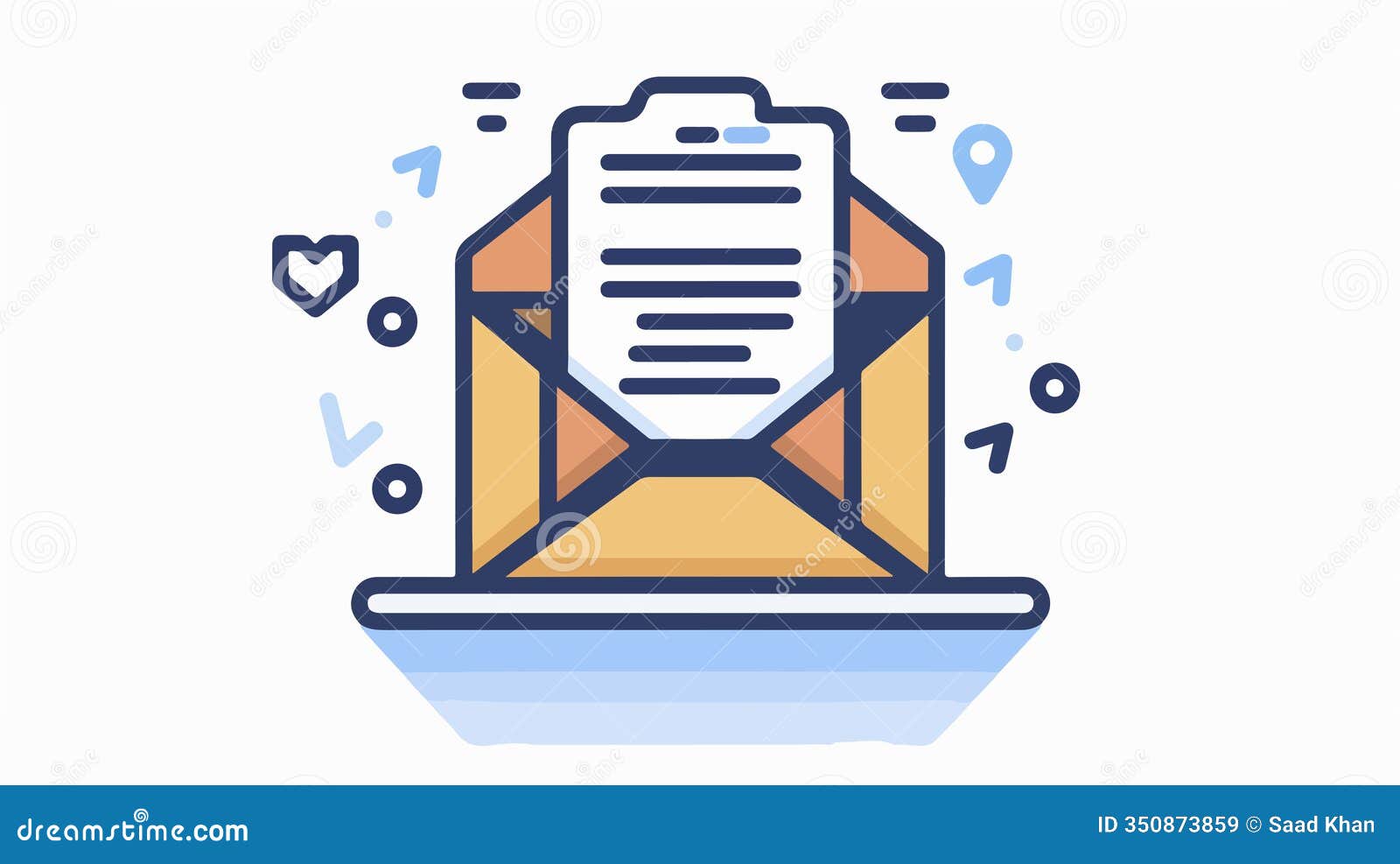 Professional File Upload Outline Icon Vector Illustration Stock ...
