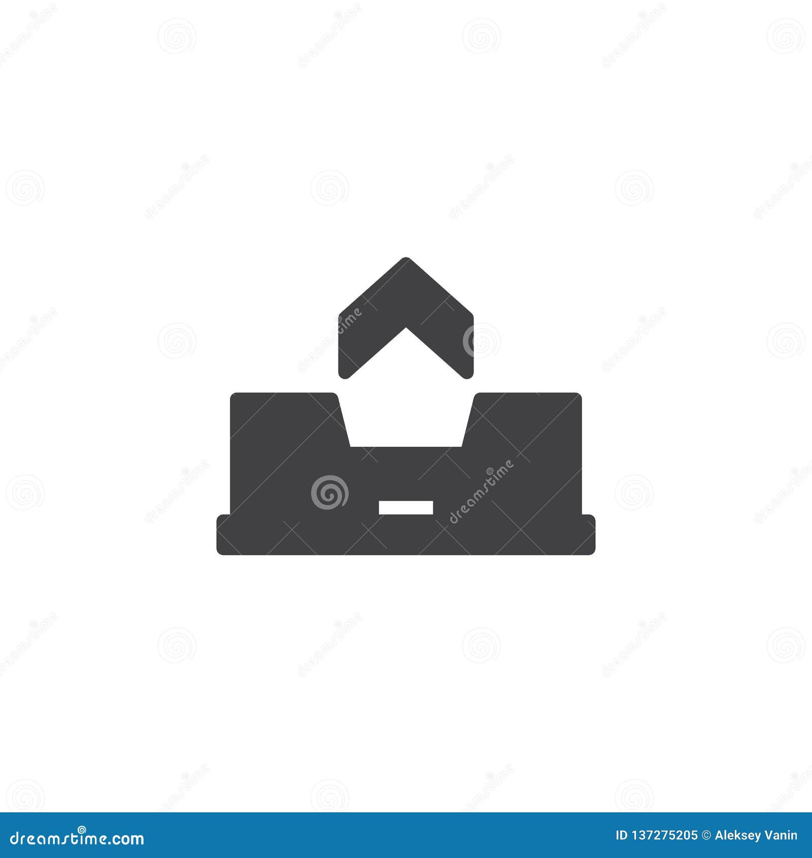 File upload vector icon stock vector. Illustration of file - 137275205