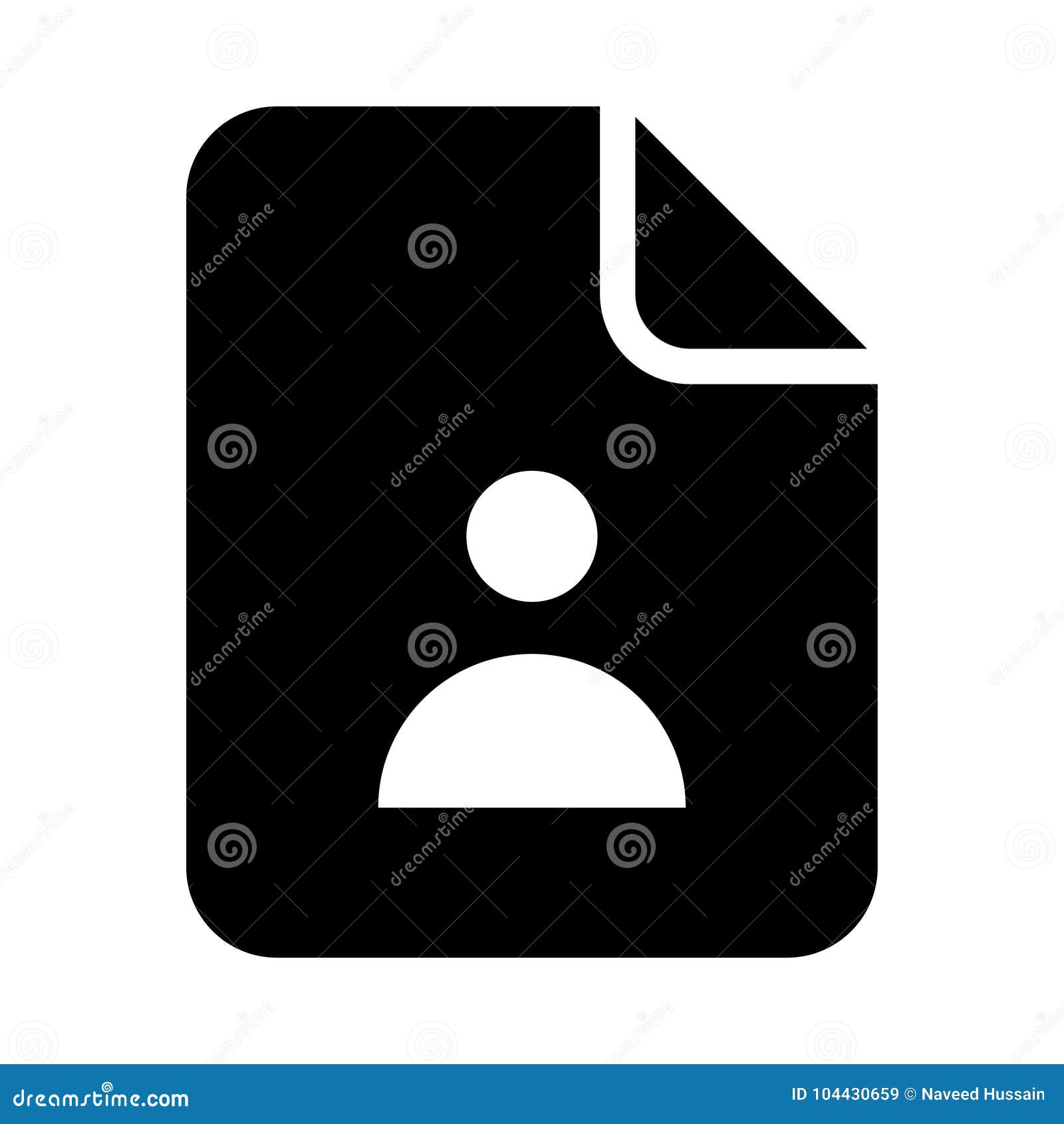 FILE user glyphs icon stock illustration. Illustration of line - 104430659