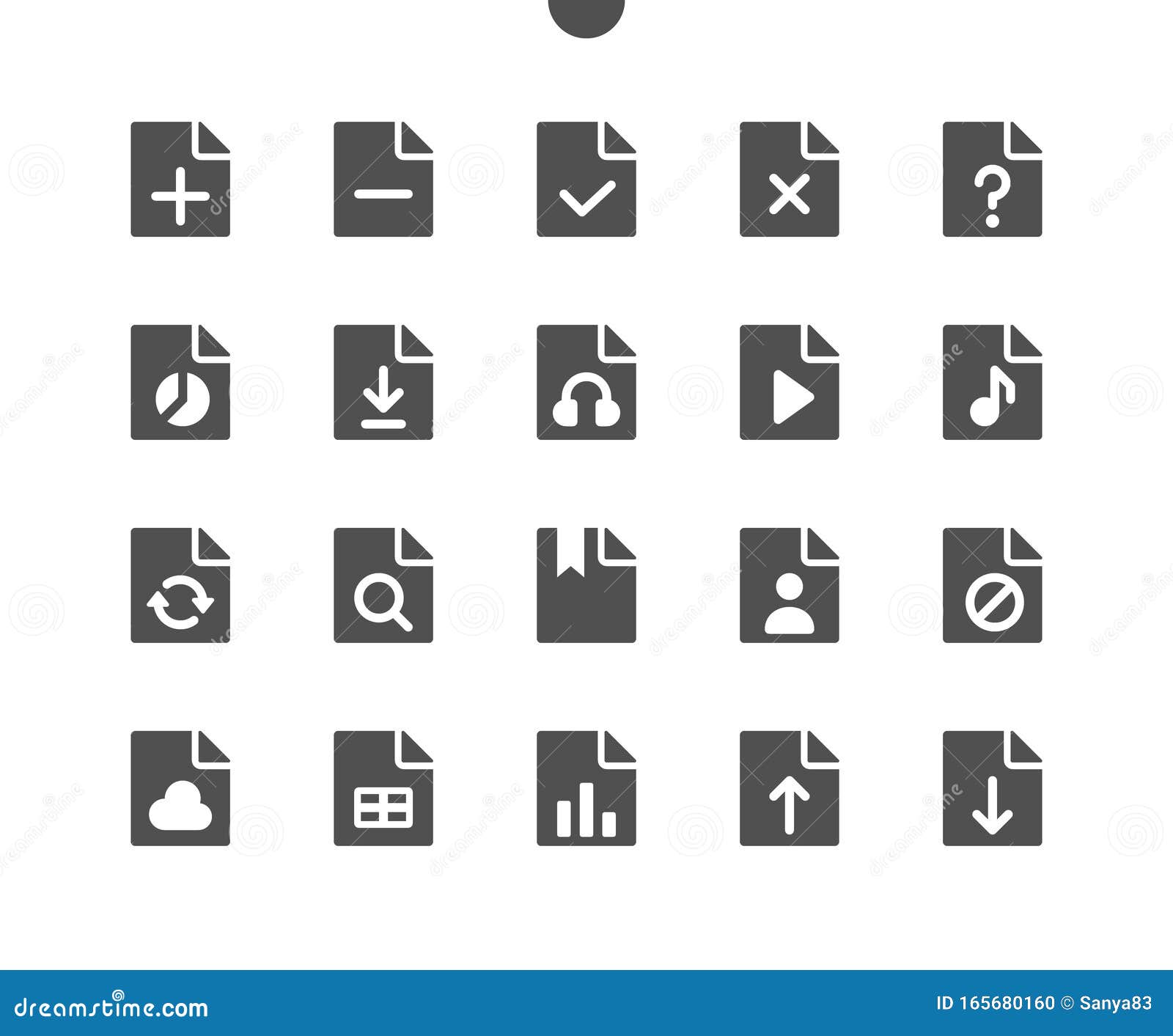 15 File V3 UI Pixel Perfect Well-crafted Vector Solid Icons Stock ...