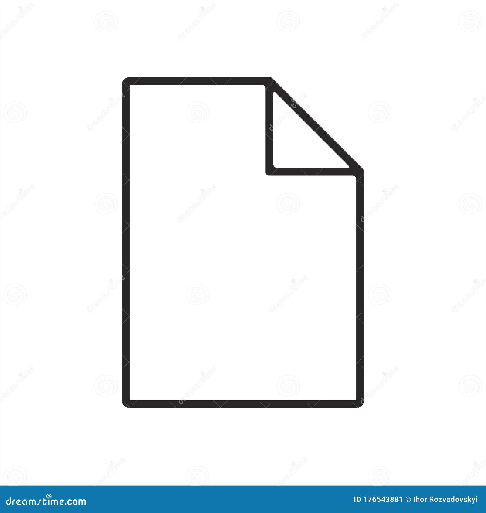 File Vector Icon 10 EPS White Stock Illustration - Illustration of ...