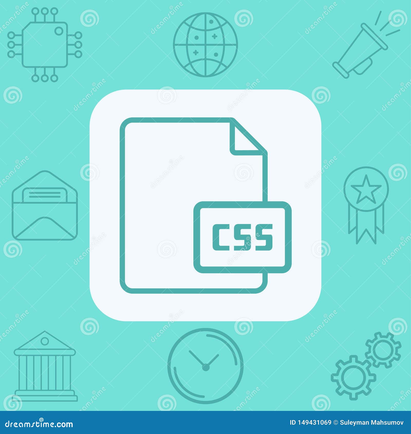 File Vector Icon Sign Symbol Stock Illustration - Illustration of ...